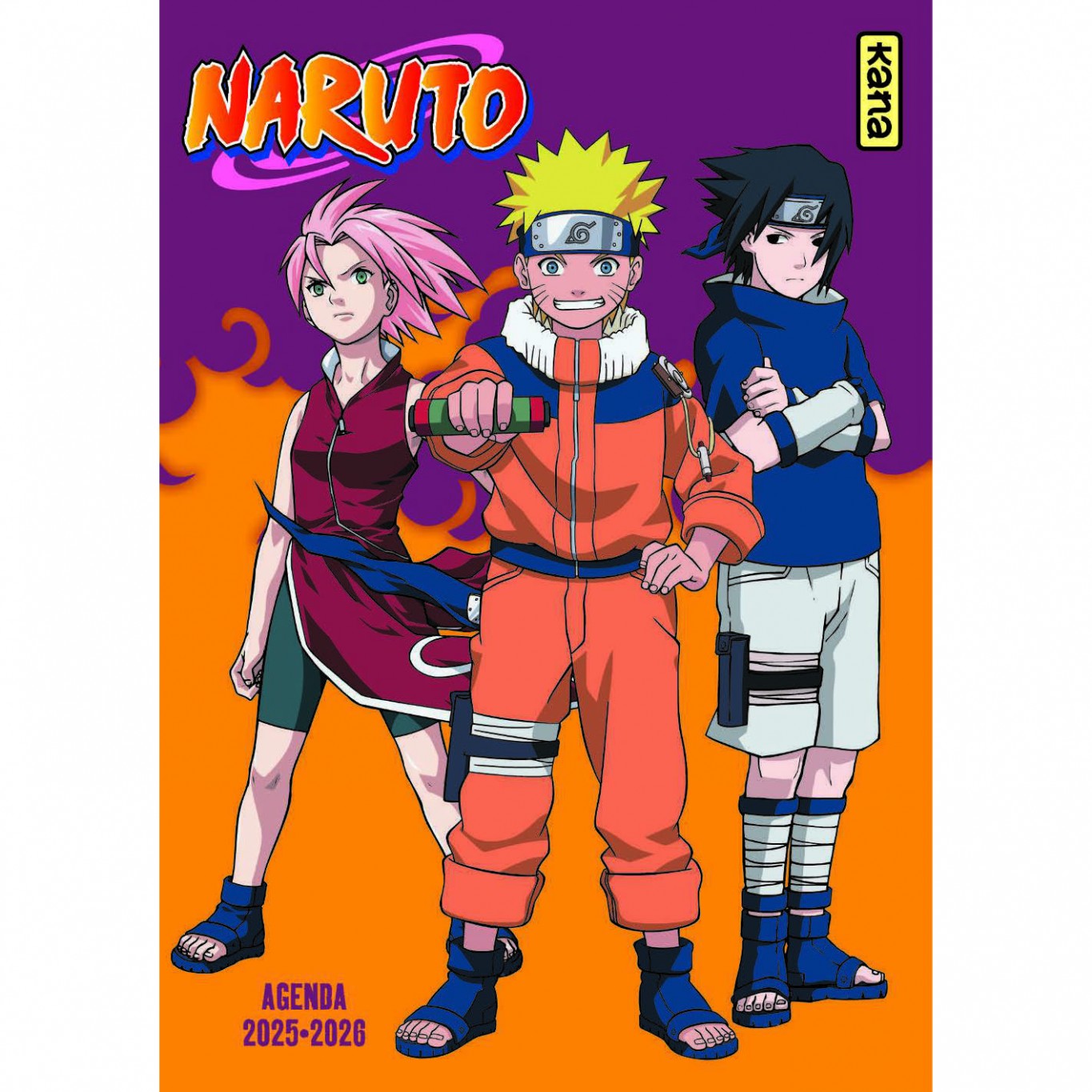 Agenda Naruto 2025-2026: Livres Manga chez Kana