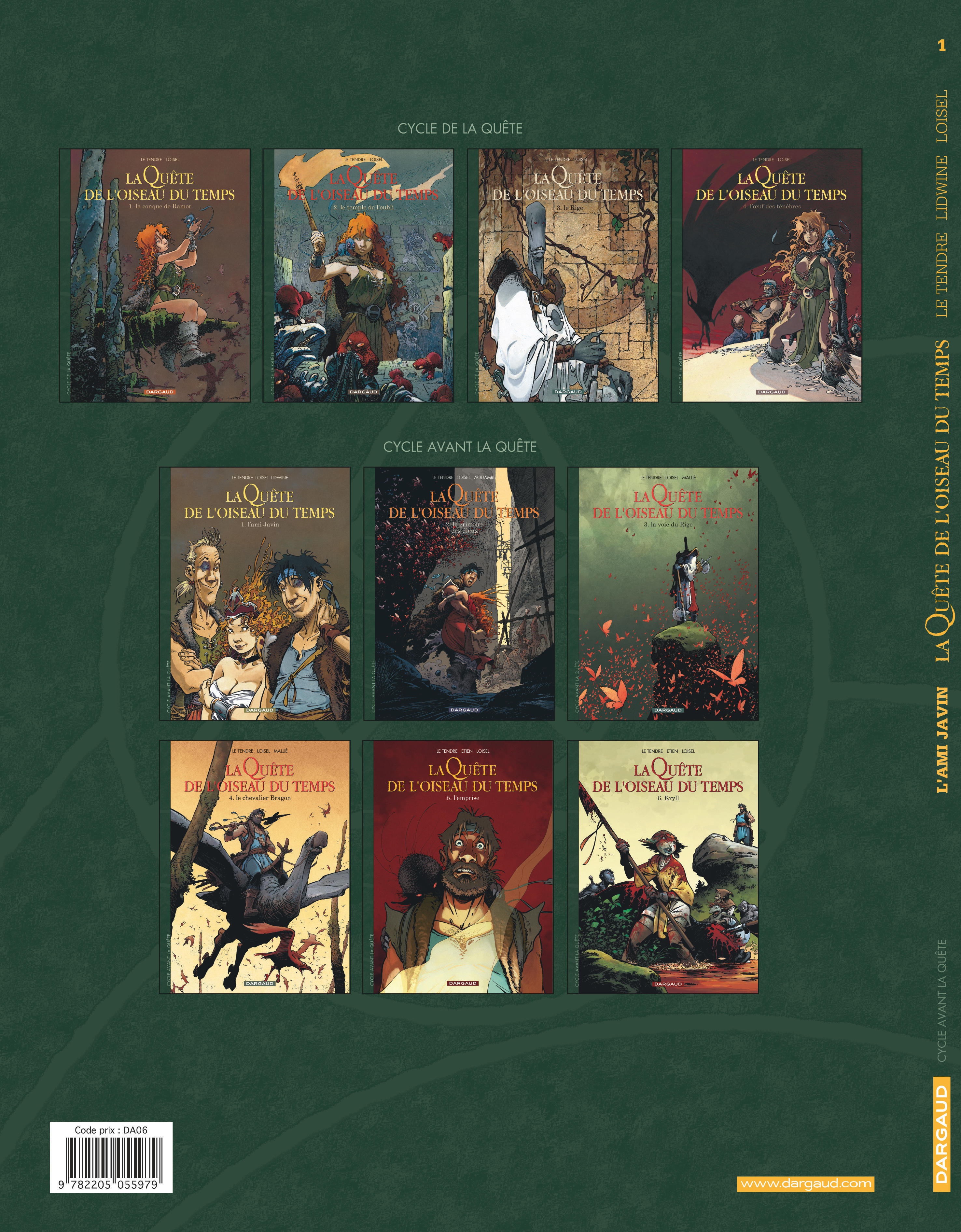 La Quête de l'Oiseau du Temps - Avant la Quête – Tome 1 – L'Ami Javin ...