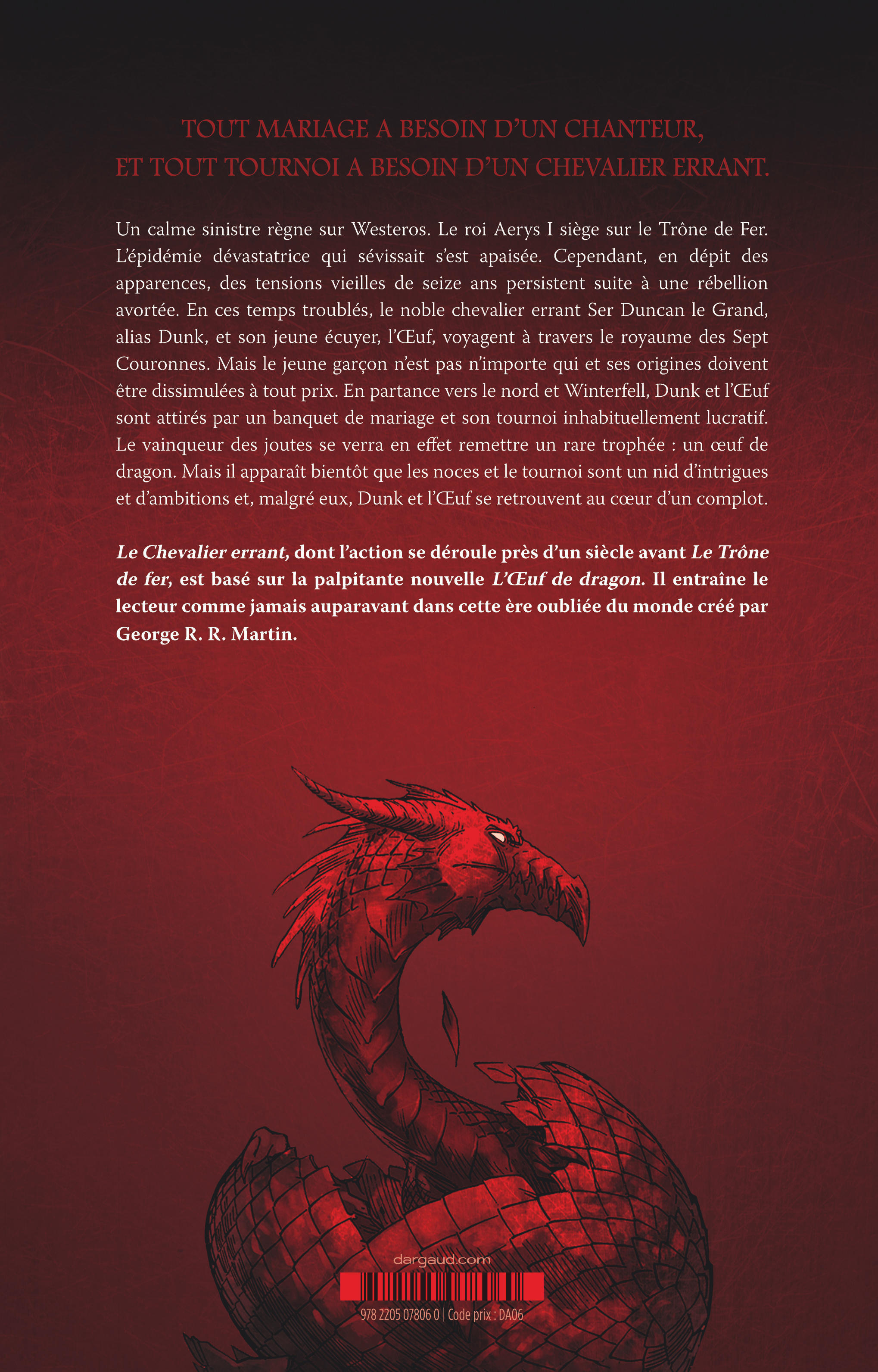 Le Chevalier errant: Livres Comics par Mike Miller, R.R. Martin, Ben ...