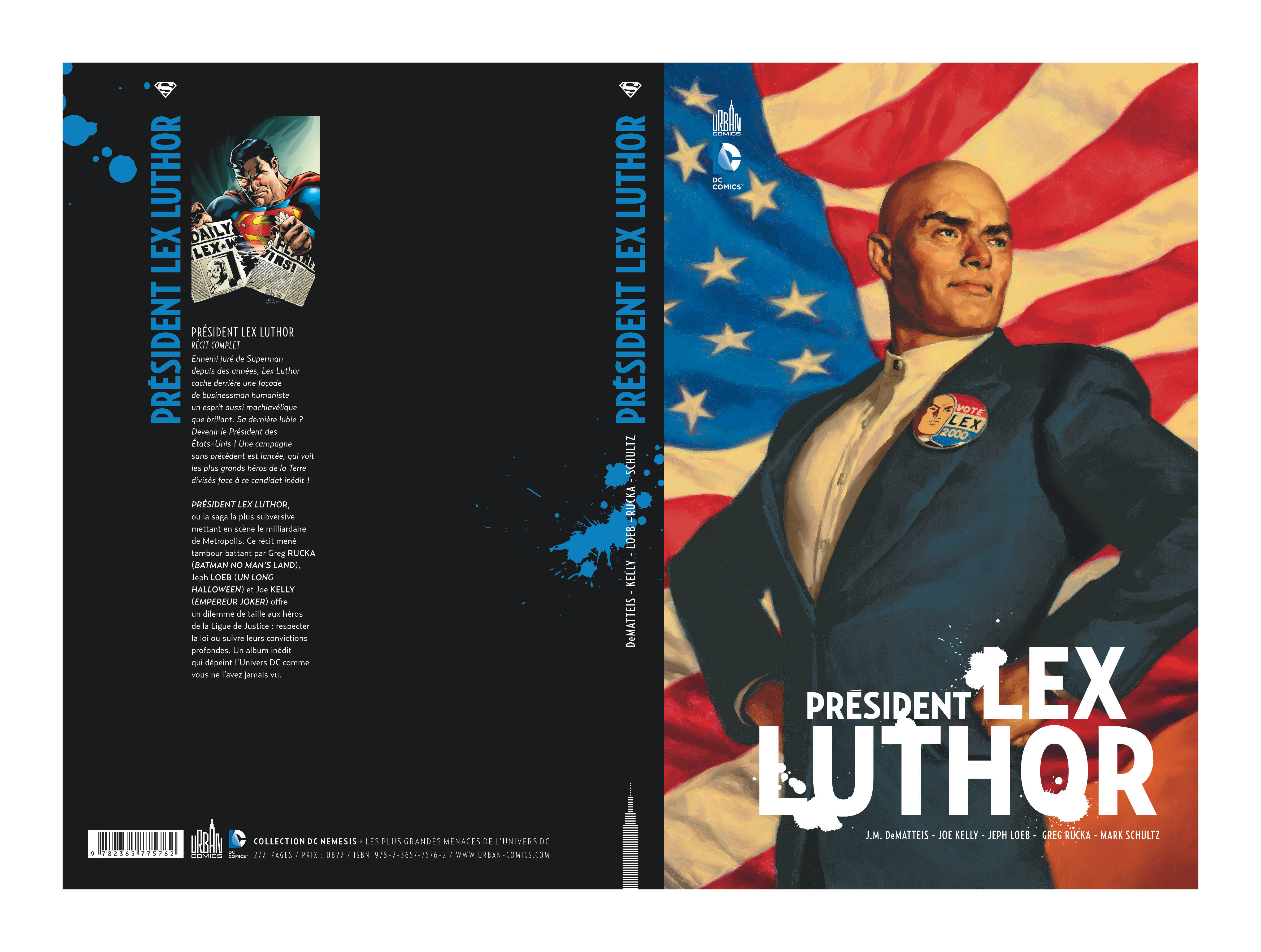 PRÉSIDENT LEX LUTHOR: Livres Comics par Greg Rucka, Laurent Queyssi ...