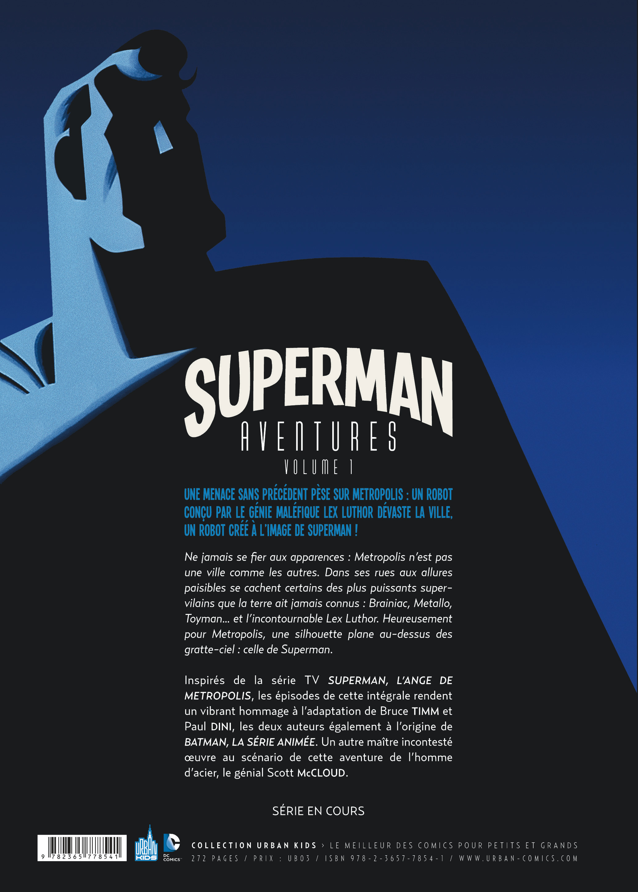 Superman Aventures – Tome 1: Livres Comics par Scott McCLOUD, Paul Dini ...