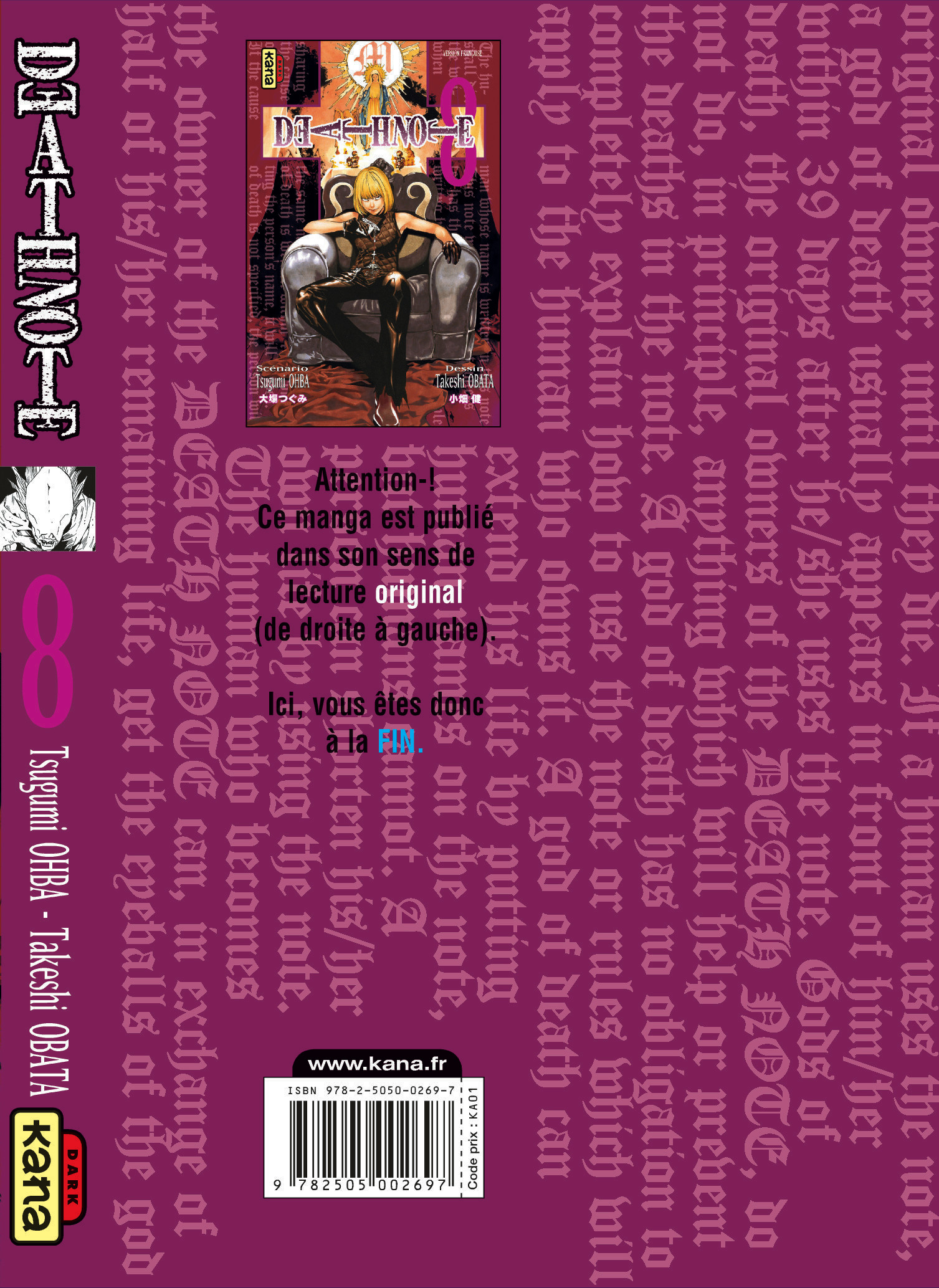 Death Note – Tome 8: Livres Manga par Tsugumi Ohba, Shinya Seto ...