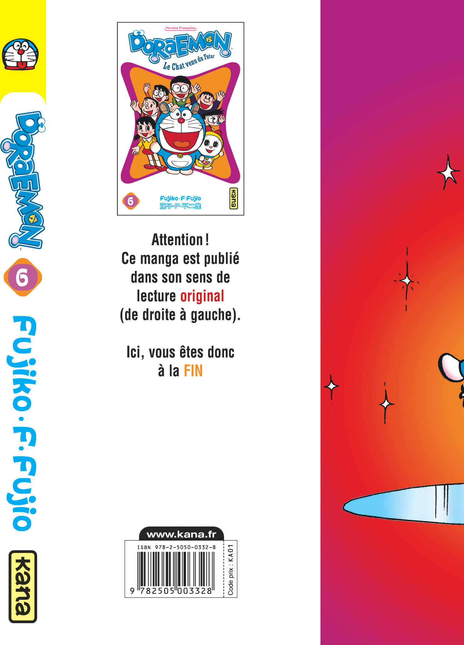 Doraemon – Tome 6: Livres Manga par Fujiko. F. Fujio, Misato Raillard ...