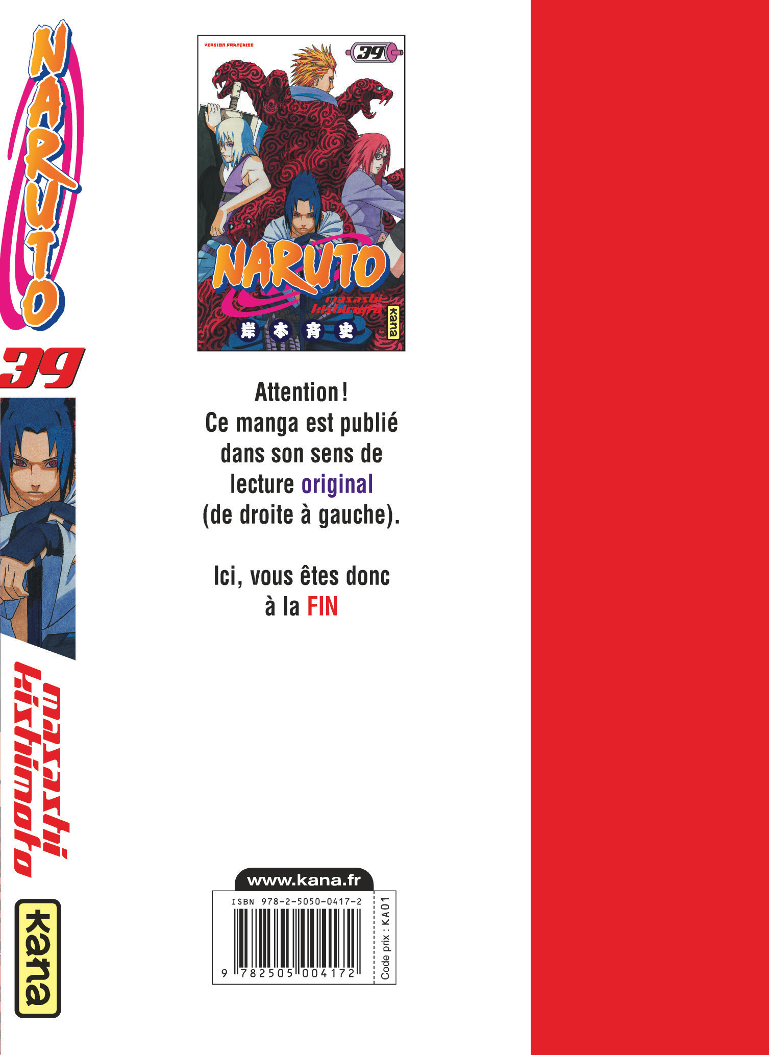 Naruto – Tome 39: Livres Manga par Masashi Kishimoto, Sébastien Bigini ...