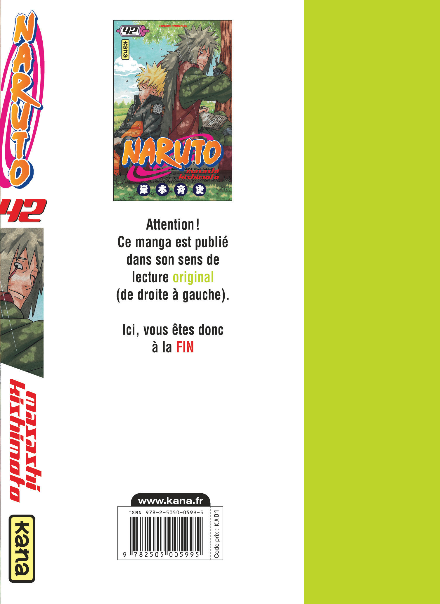 Naruto – Tome 42: Livres Manga par Sébastien Bigini, Masashi Kishimoto chez Kana