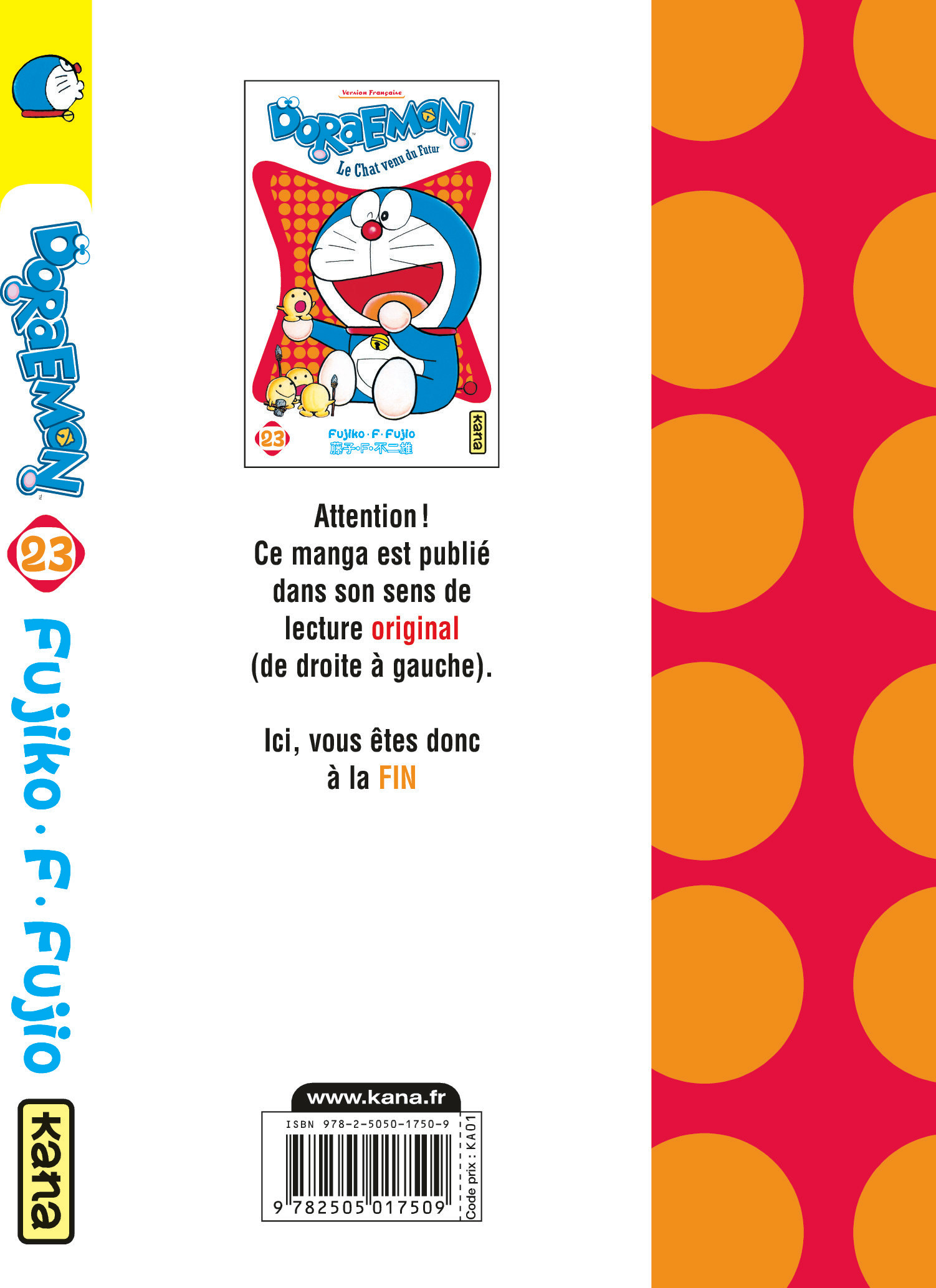 Doraemon – Tome 23: Livres Manga par Fujiko. F. Fujio, Misato Raillard ...