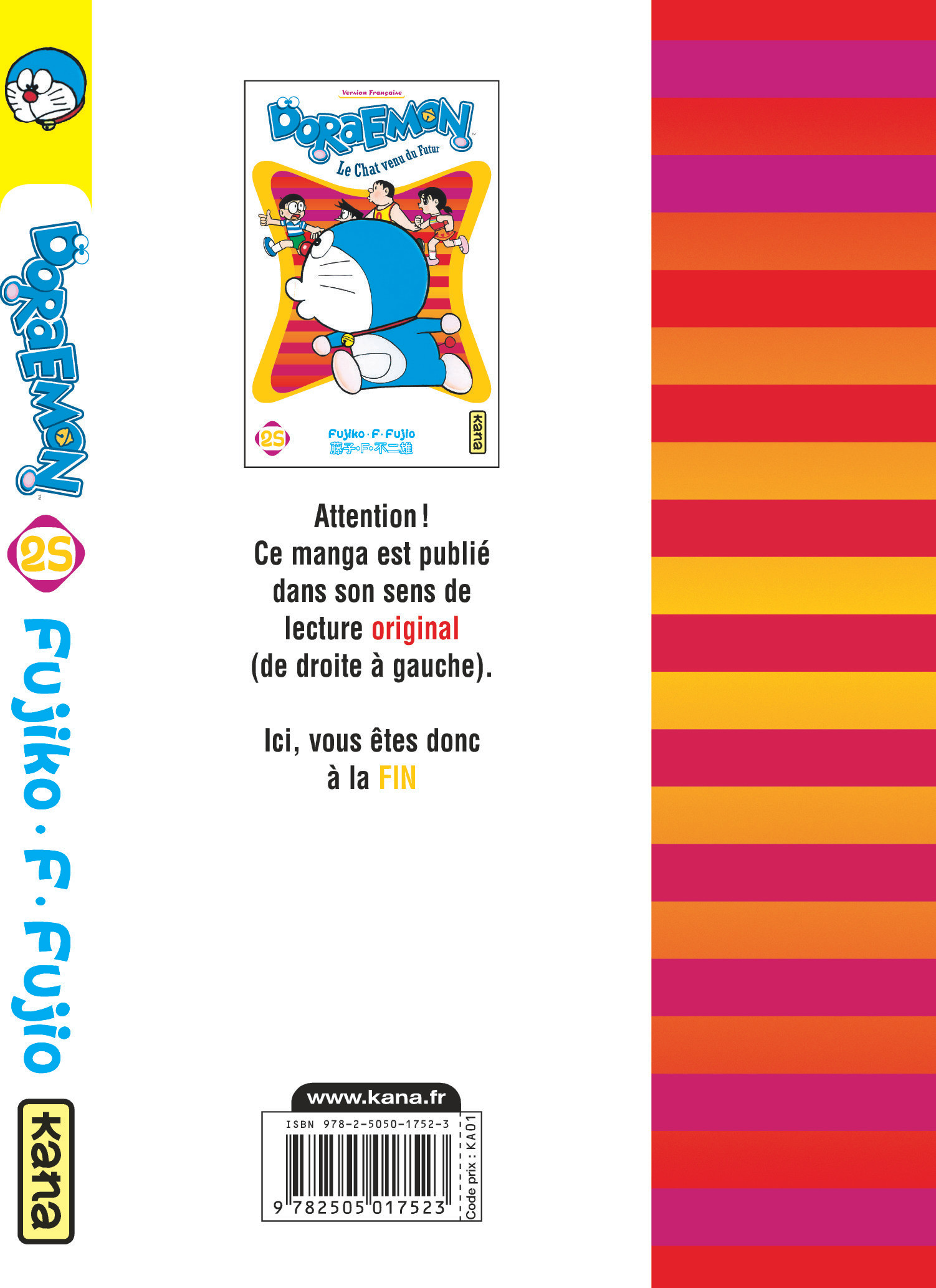 Doraemon – Tome 25: Livres Manga par Misato Raillard, Fujiko. F. Fujio ...