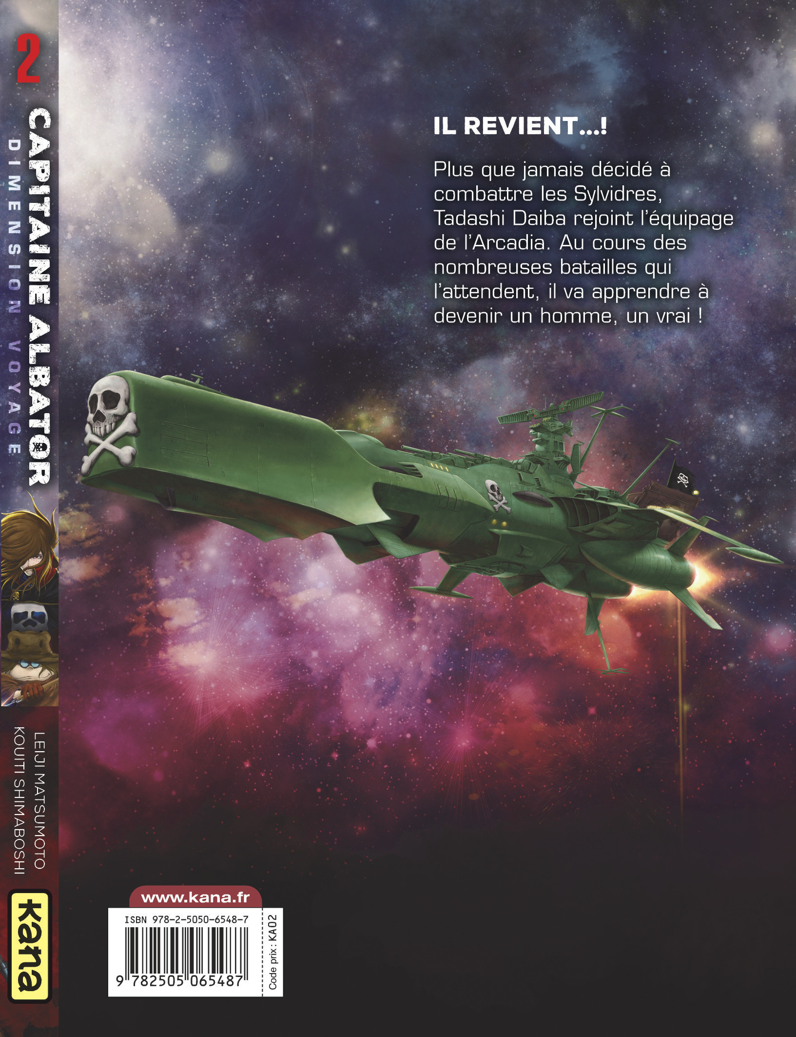 Capitaine Albator Dimension Voyage – Tome 2: Livres Manga par Yasuhiro ...