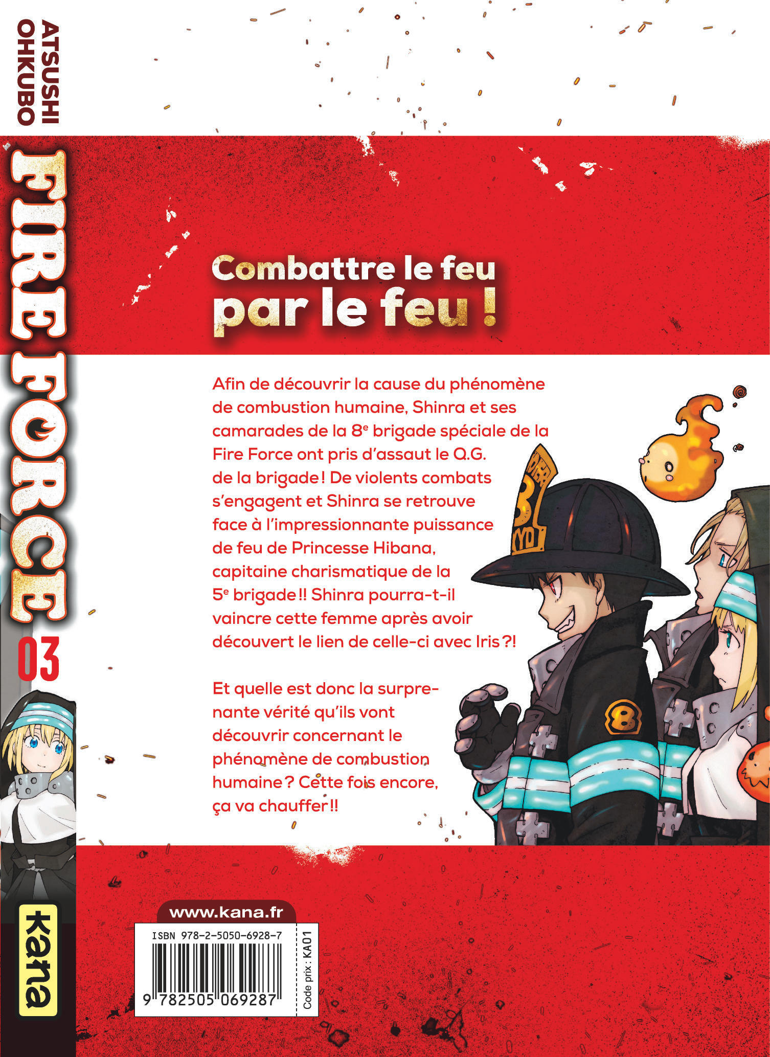 Fire Force – Tome 3: Livres Manga par Frédéric Malet, Atsushi Ohkubo ...