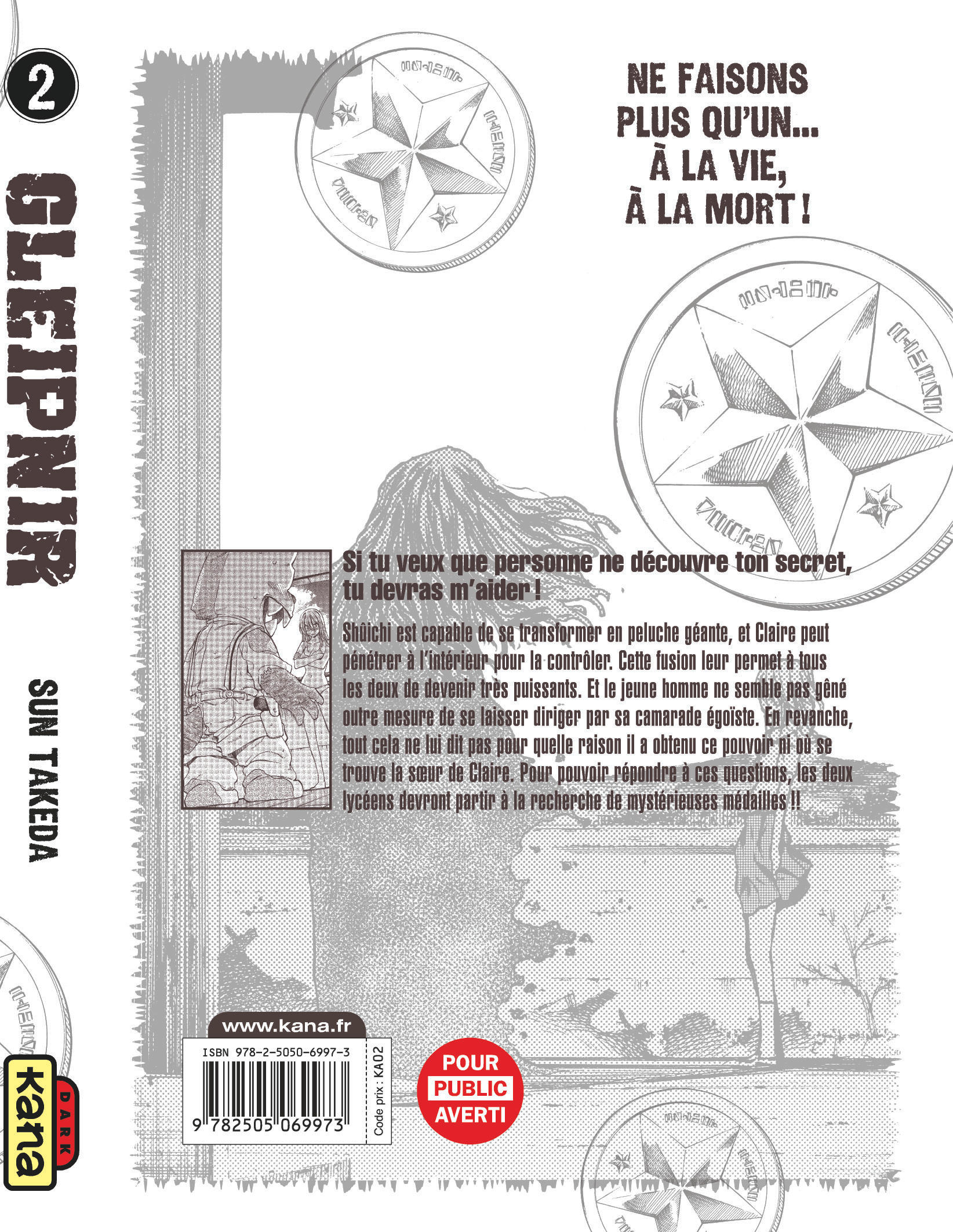 Gleipnir – Tome 2: Livres Manga par Sun Takeda, Rodolphe Gicquel chez Kana