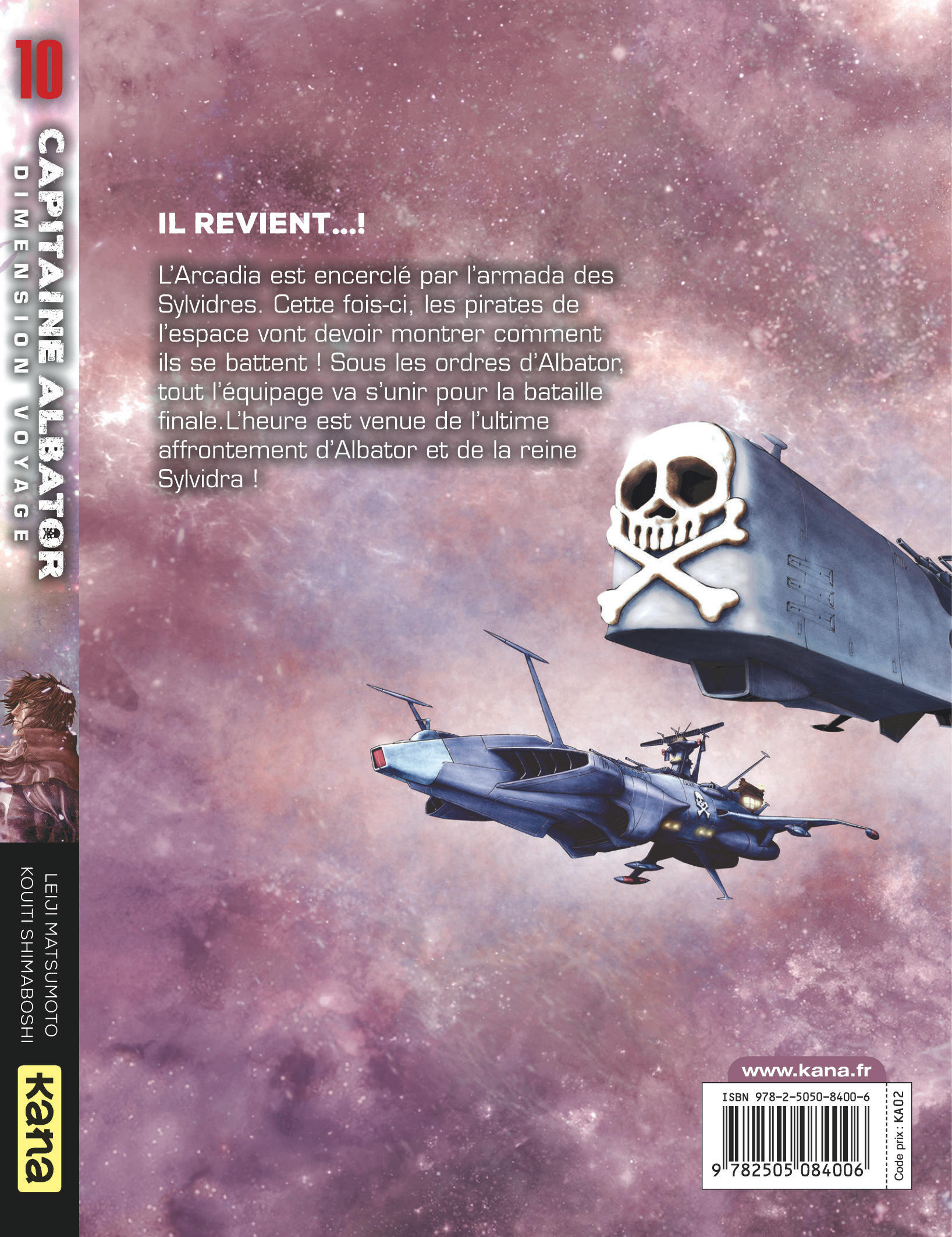 Capitaine Albator Dimension Voyage – Tome 10: Livres Manga par Frédéric ...