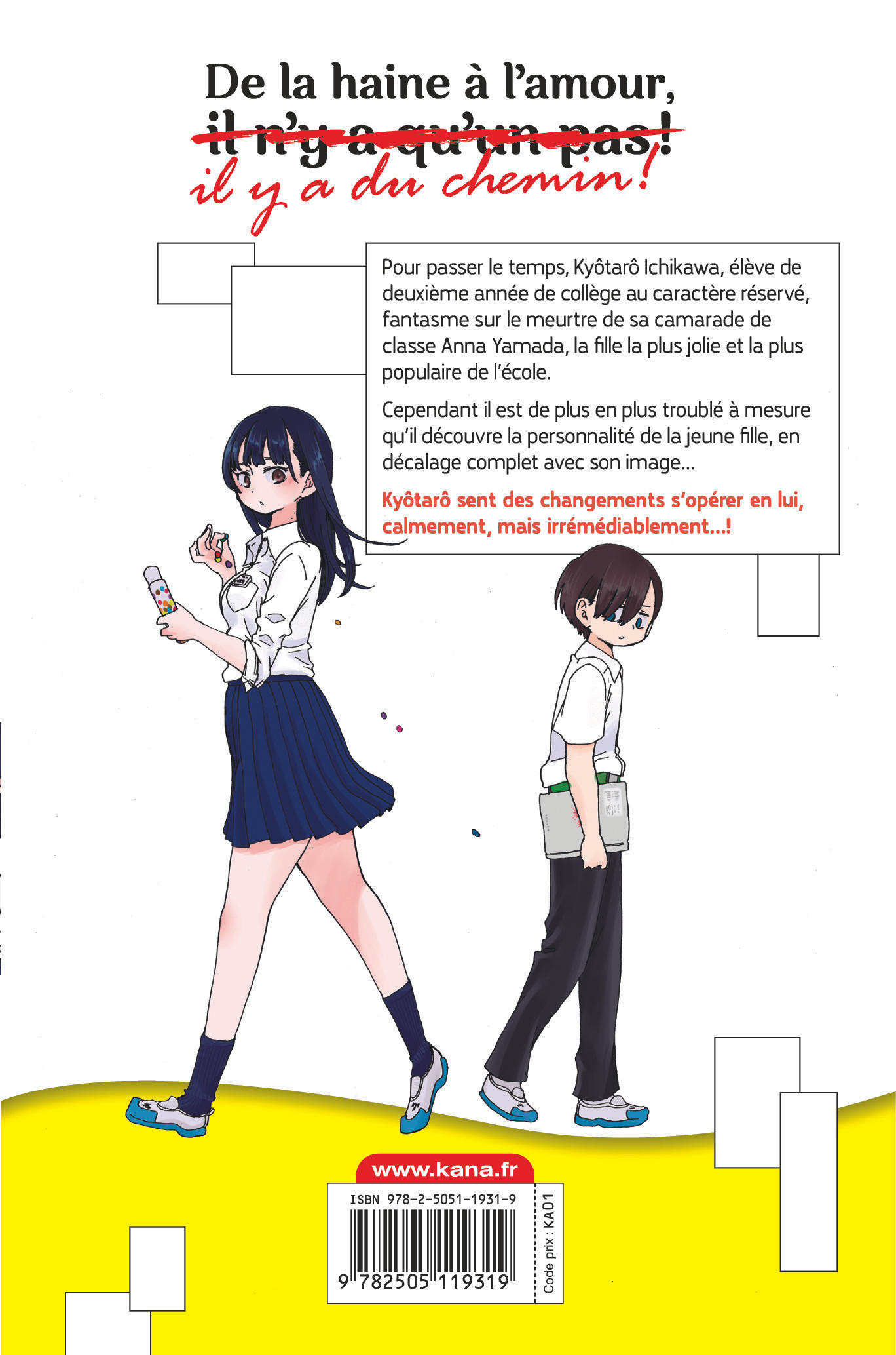 The Dangers in my heart – Tome 1: Livres Manga par Norio SAKURAI, Sophie Lucas chez Kana
