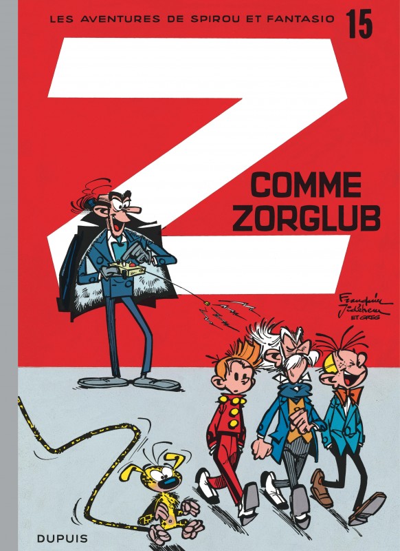 Z comme Zorglub, tome 15 de la série de BD Spirou et Fantasio ...