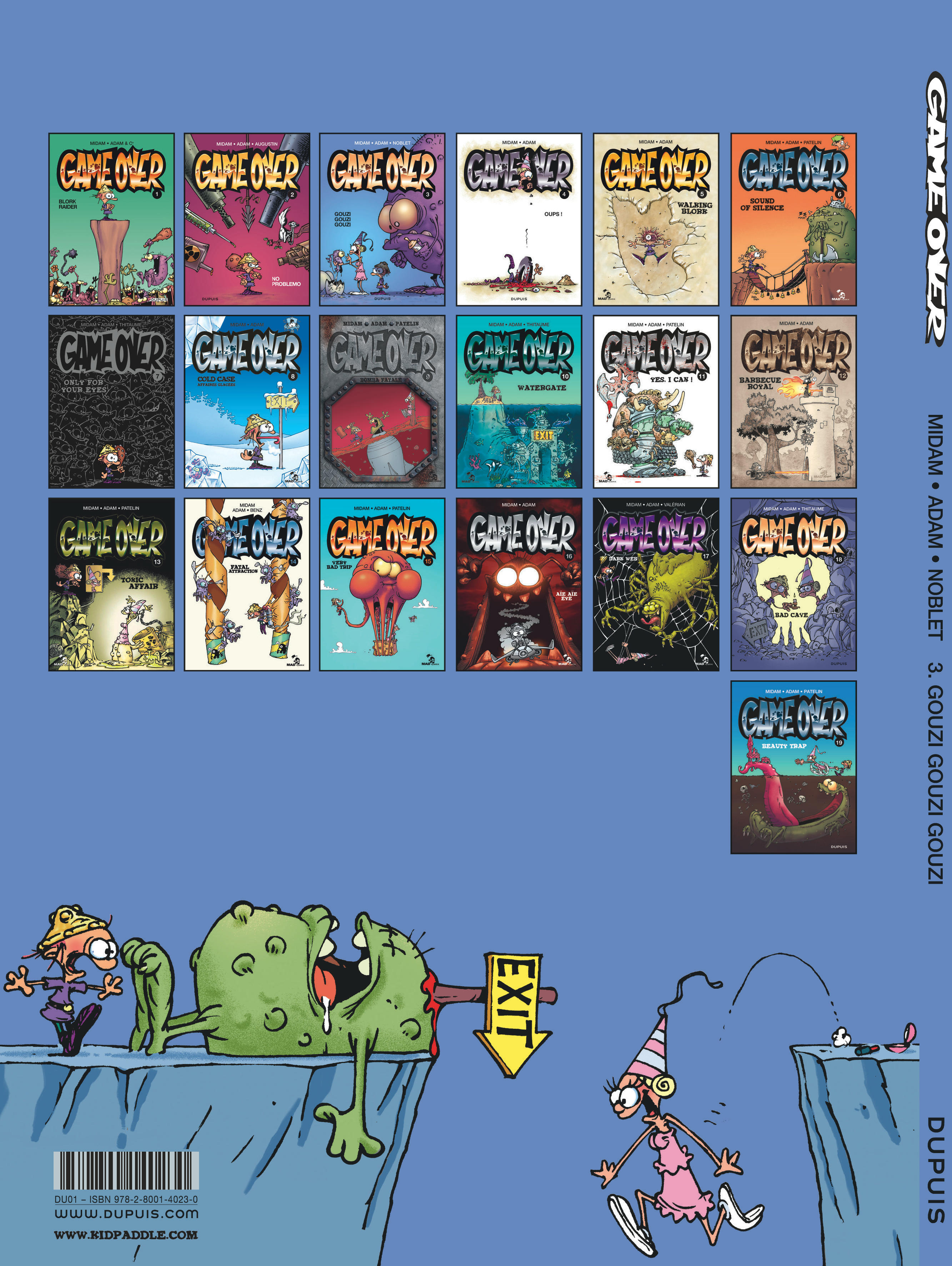 Game over – Tome 3 – Gouzi gouzi gouzi: Livres BD par Midam, Adam ...