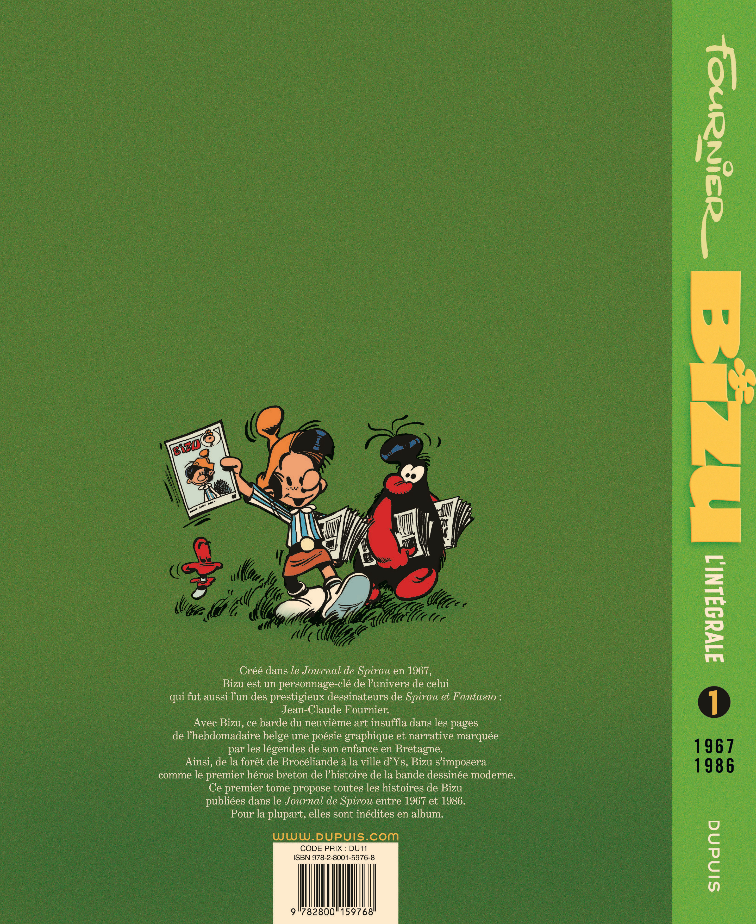 Bizu - L'intégrale – Tome 1: Livres BD par Fournier chez Dupuis