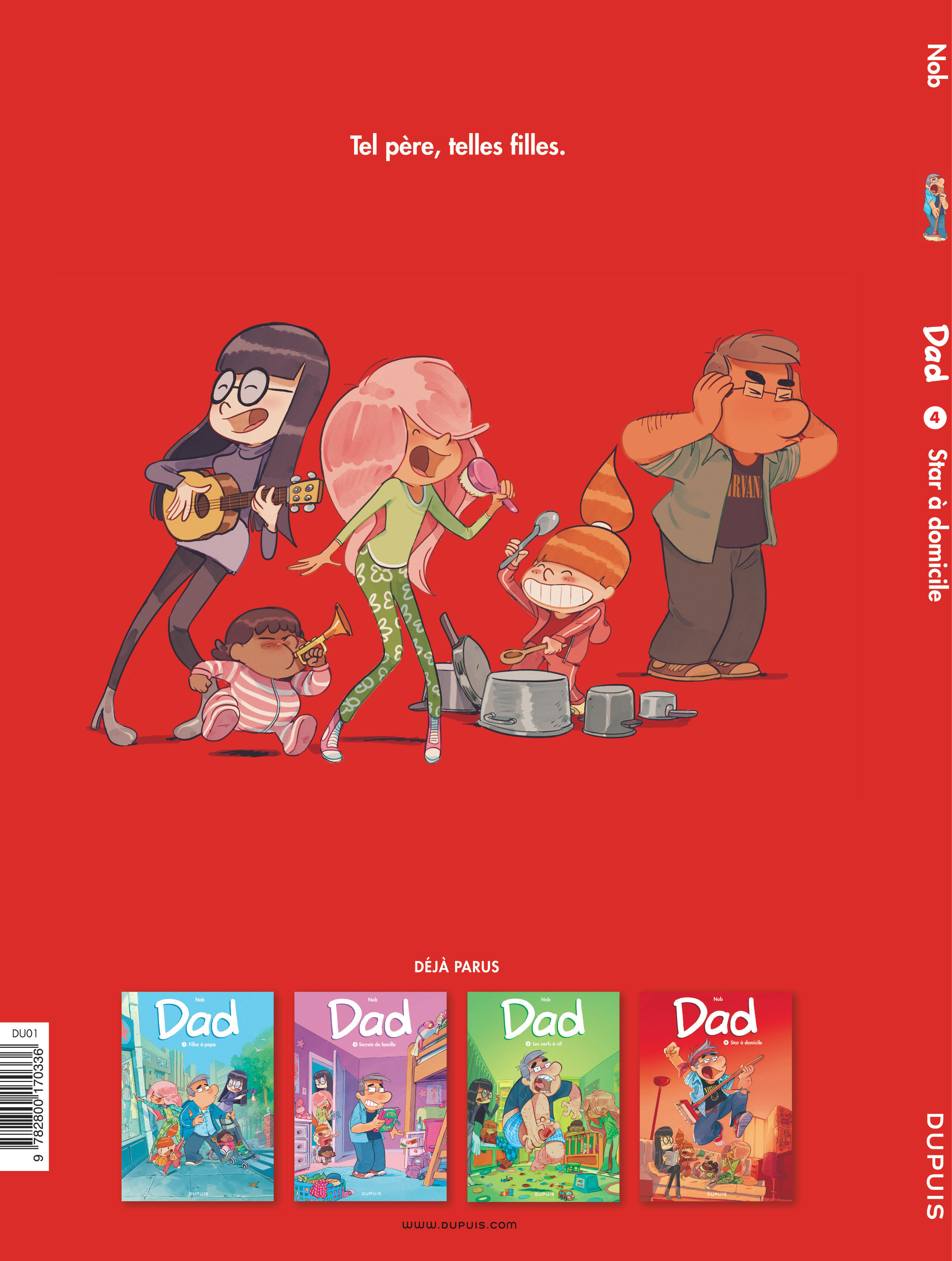 Dad – Tome 4 – Star à domicile: Livres BD par Nob chez Dupuis