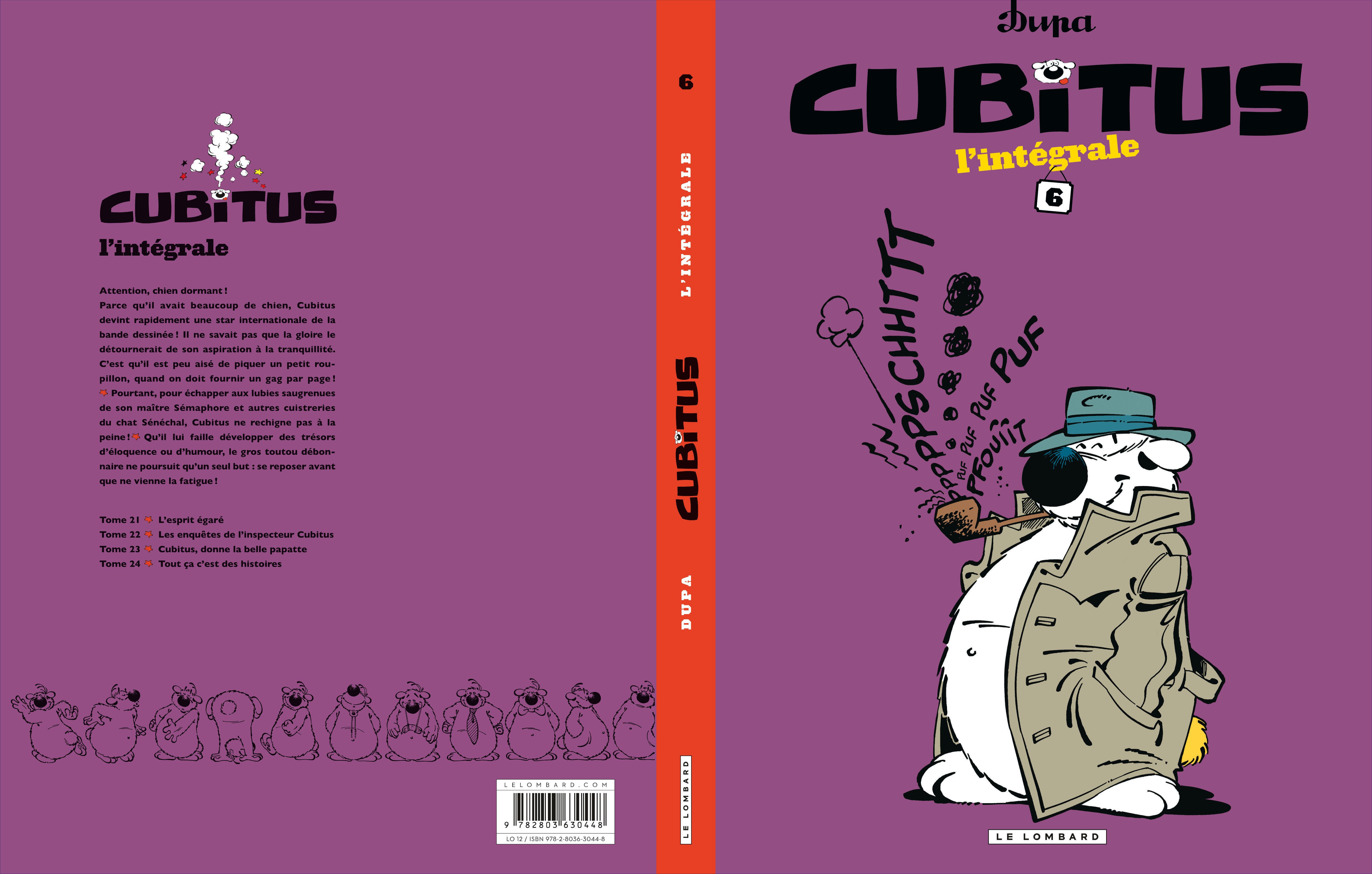 Intégrale Cubitus – Tome 6: Livres BD par Marcy, Dupa chez Le Lombard