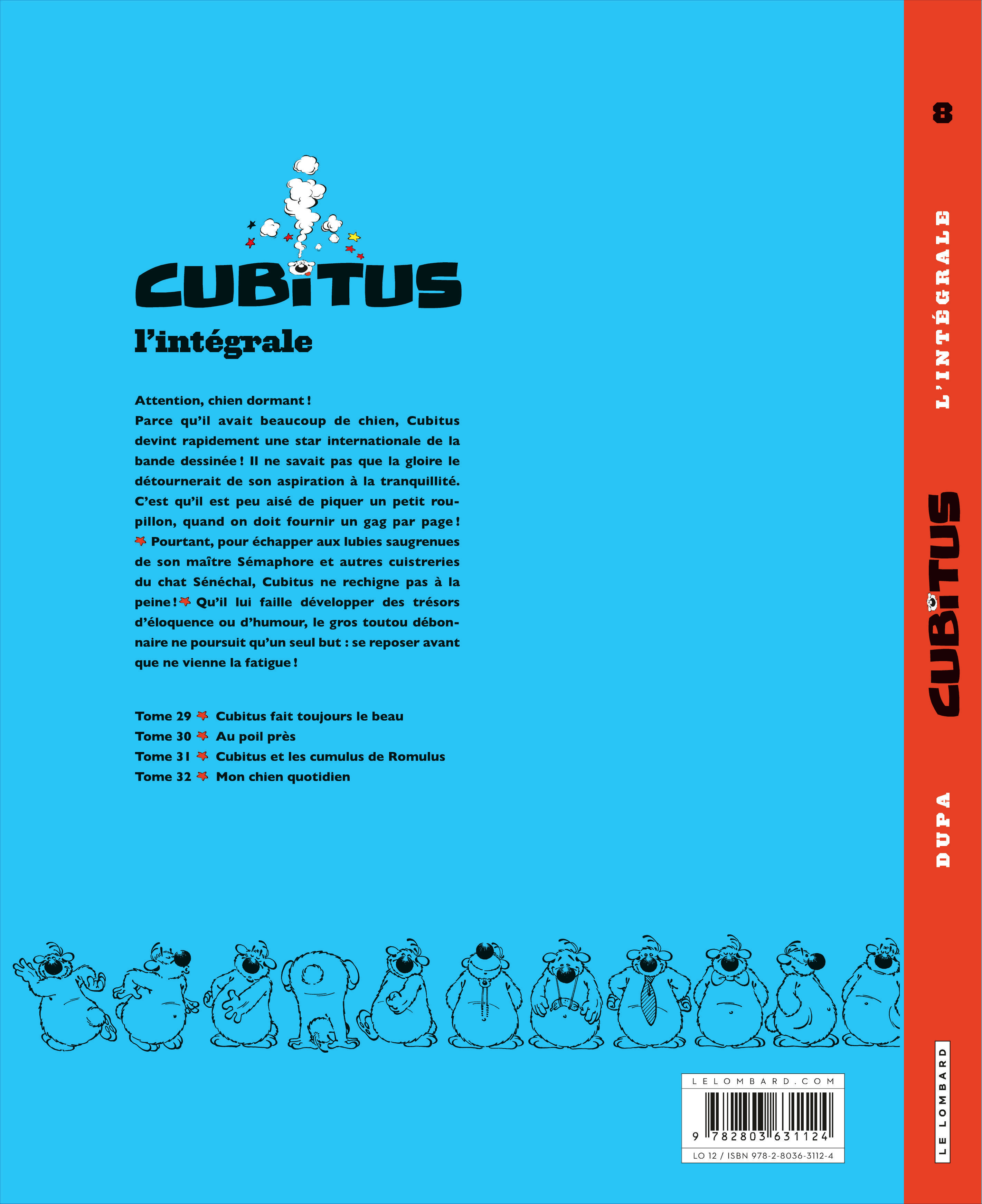 Intégrale Cubitus – Tome 8: Livres BD par Dupa chez Le Lombard