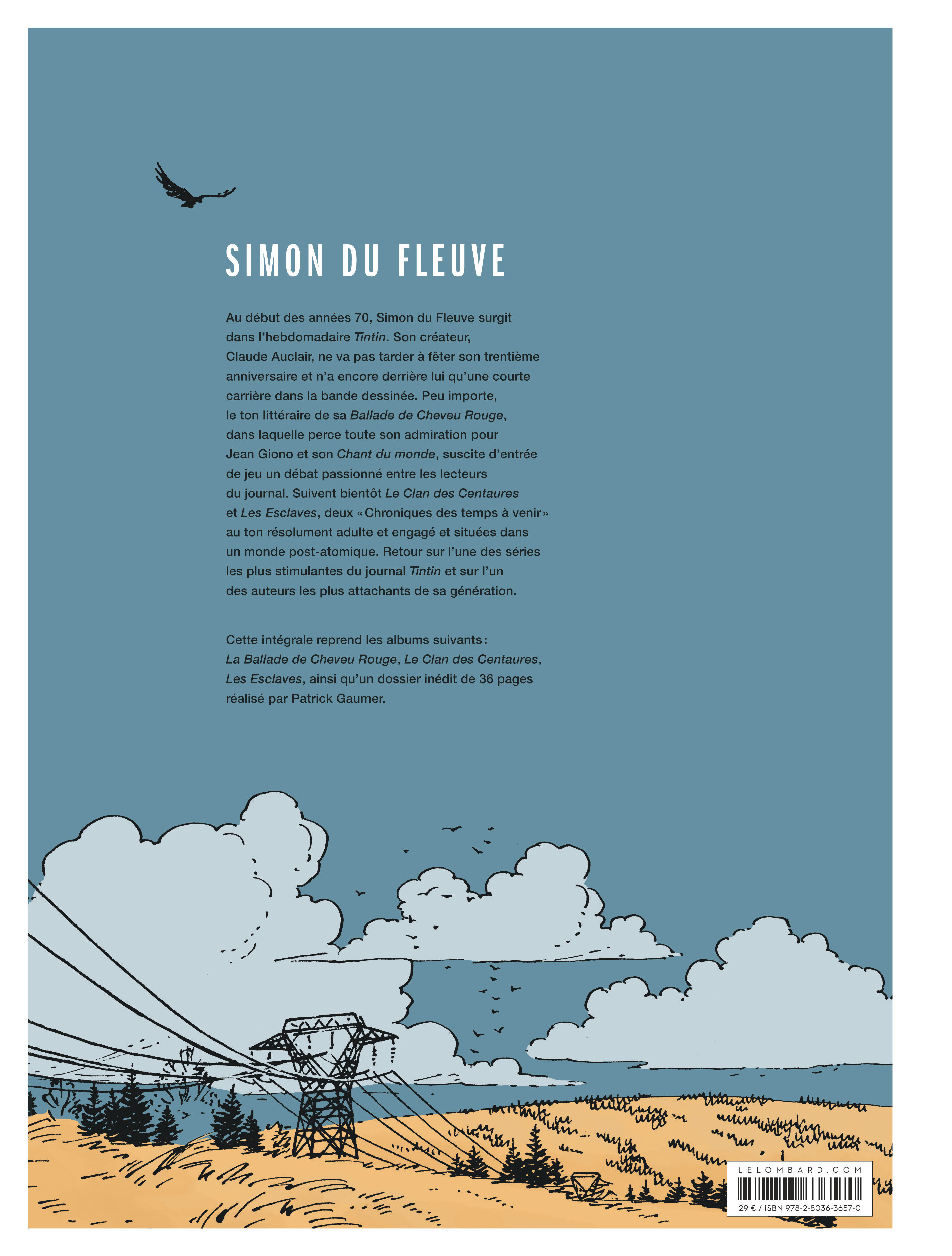Intégrale Simon du Fleuve – Tome 1: Livres BD par Claude Auclair chez ...