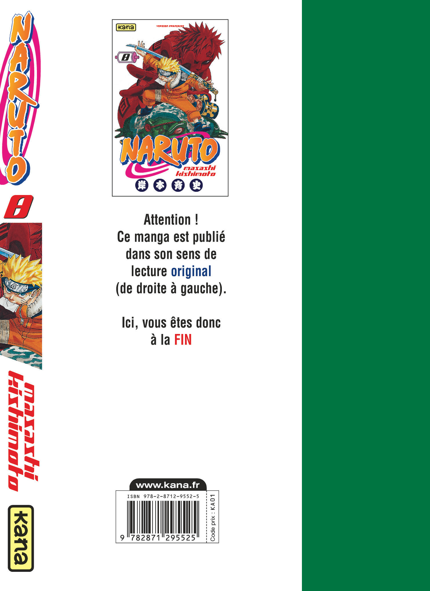 Naruto – Tome 8: Livres Manga par Masashi Kishimoto, Sylvain Chollet ...