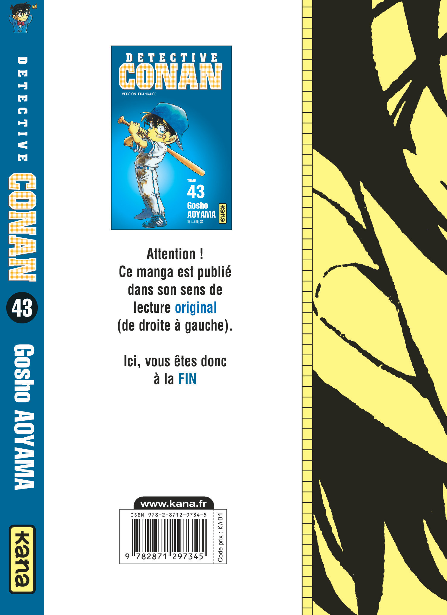 Détective Conan – Tome 43: Livres Manga par Gosho Aoyama, Delphine ...