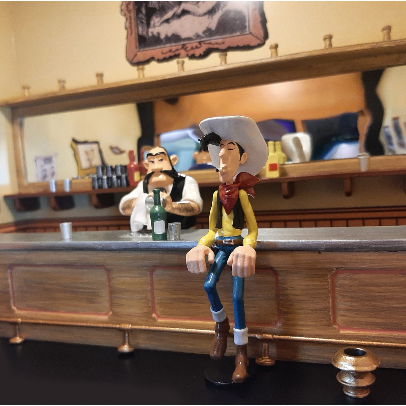 Pixirama Lucky Luke Saloon: Figurines BD chez Pixi