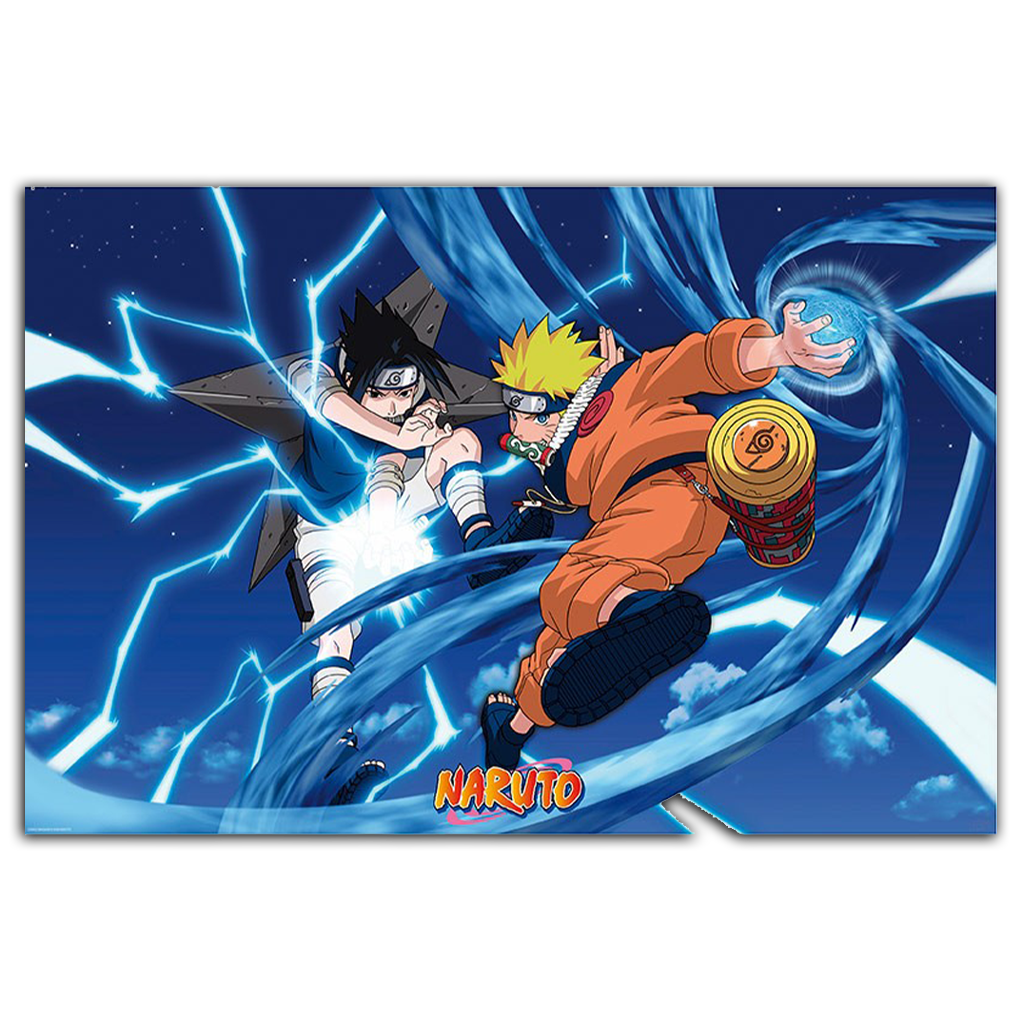 Poster Naruto - Naruto et Sasuke: Affiches Manga chez Abysse à l’achat ...