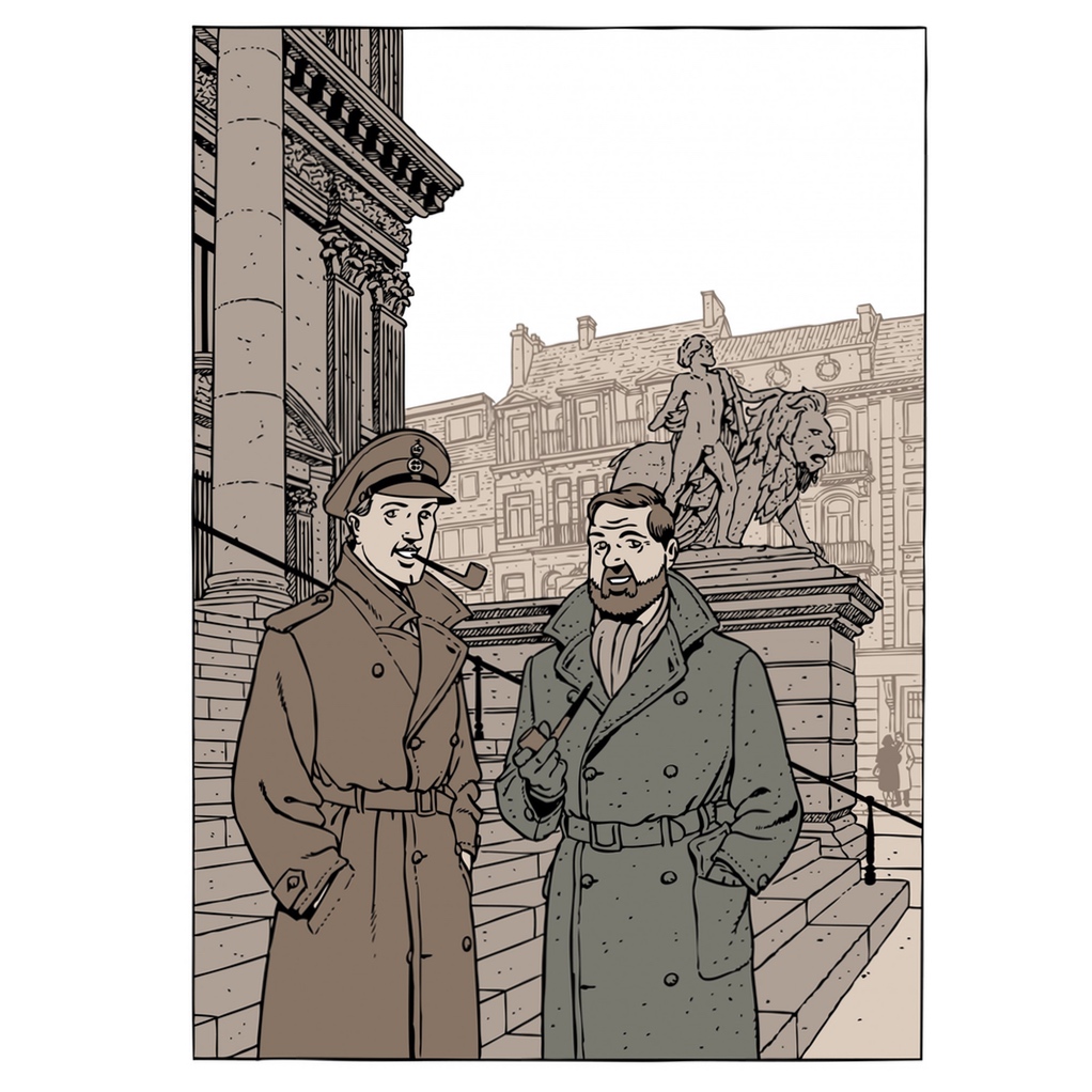 Portrait colonel Olrik (Dibond): Toiles et tableaux BD chez Art to ...