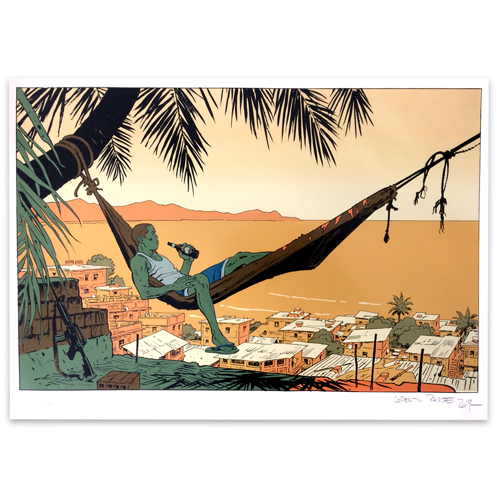 Sérigraphie Rio par Corentin rouge: Sérigraphies BD par Corentin Rouge ...