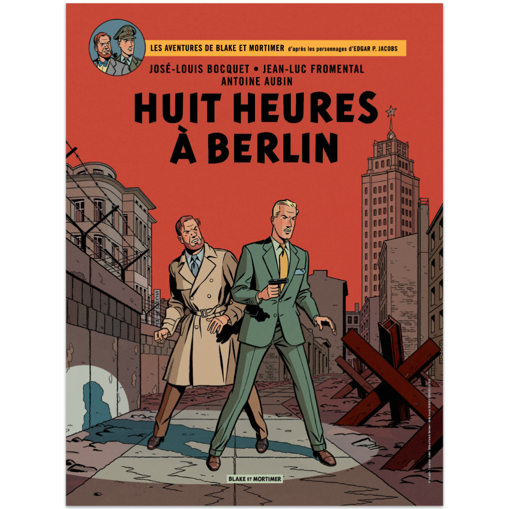 Affiche Blake et Mortimer: Promotionnel BD chez Blake Mortimer