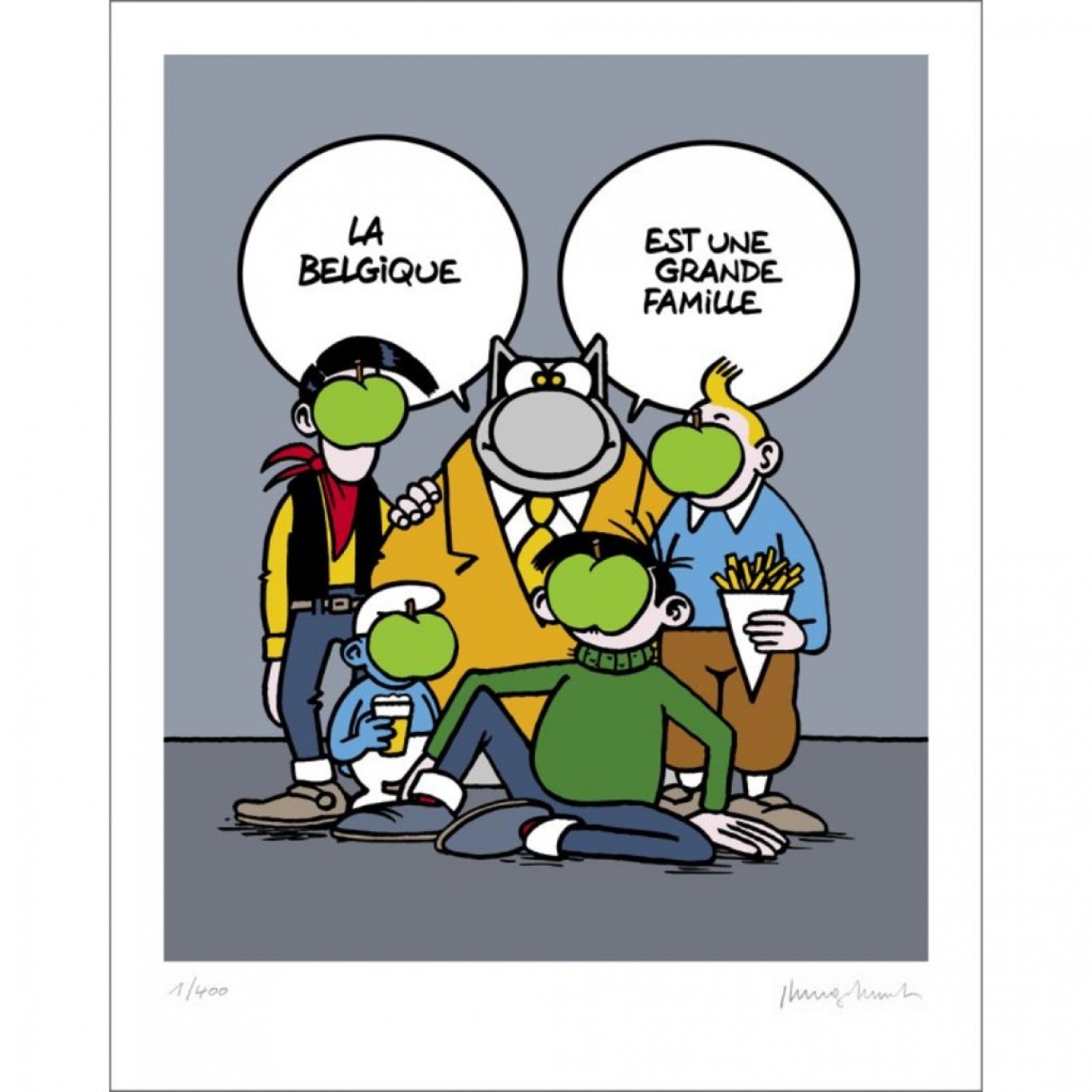 Sérigraphie Le Chat de Geluck, La mère patrie: Sérigraphies BD par ...