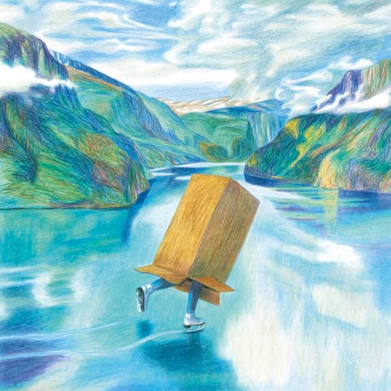 Digigraphie Les gros patinent bien, Elene Usdin: Tirages d'art BD chez ...