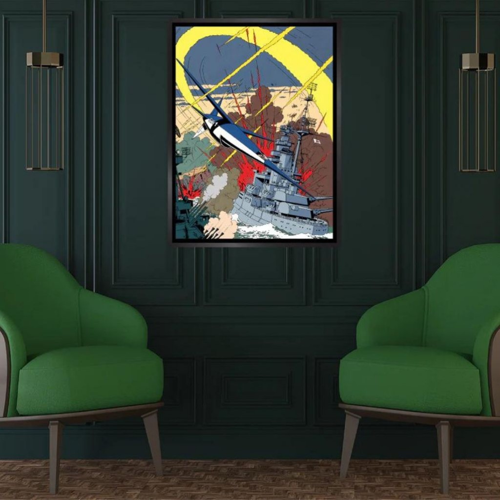 Tableau Blake et Mortimer - Le Secret de l'Espadon, tome 3 - 75 x 100 ...