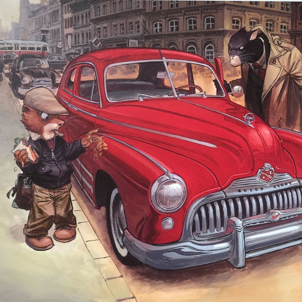 Affiche Blacksad : Buick: Affiches BD par Juanjo Guarnido chez Bruno Graff