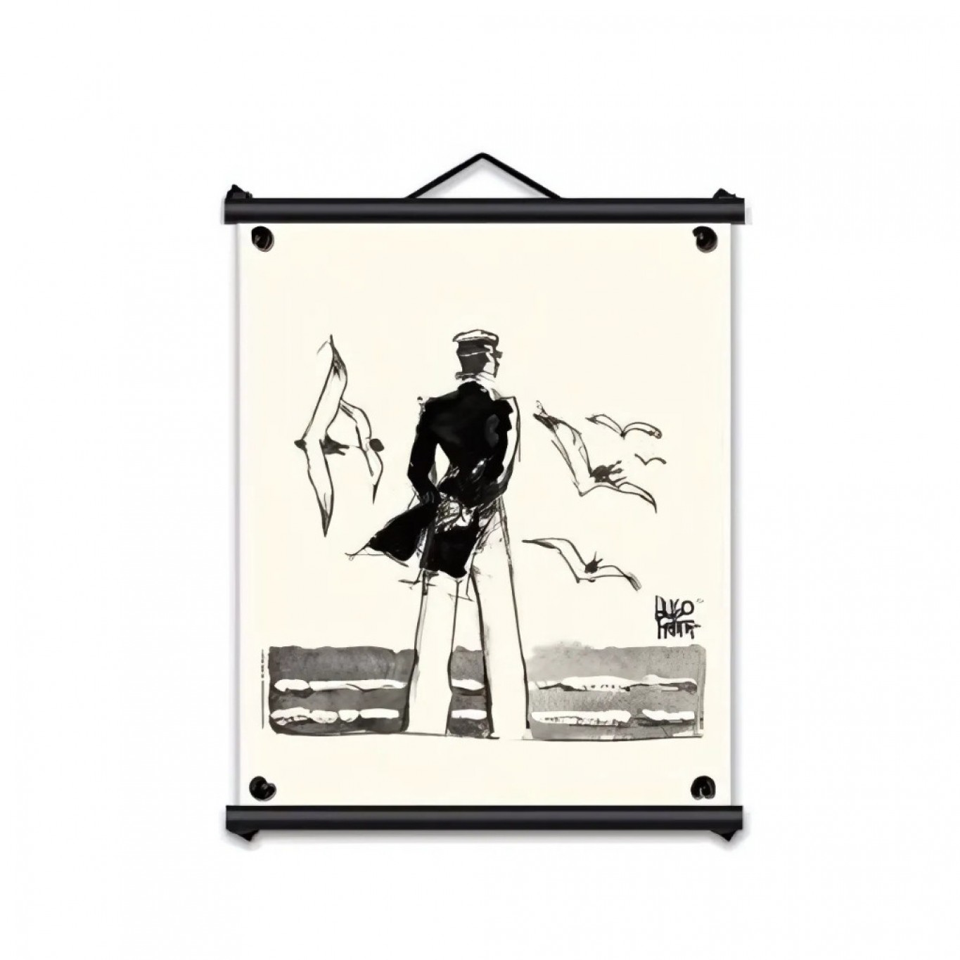 Toile tendue coton Corto Maltese - Rendez-vous: Toiles et tableaux BD ...