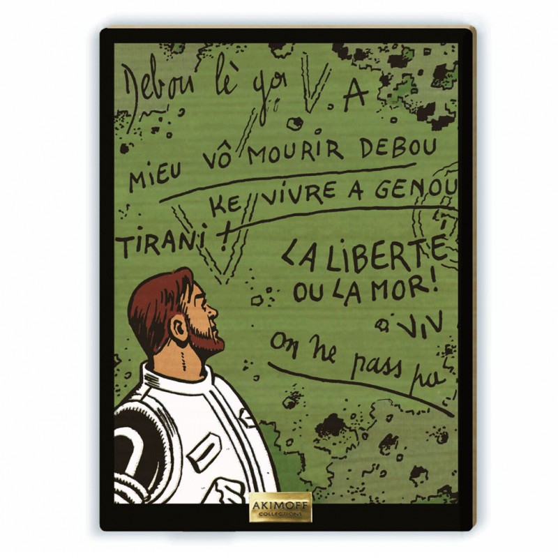 Tableau de collection en bois - Colonel Olrik: Plaques décoratives BD ...