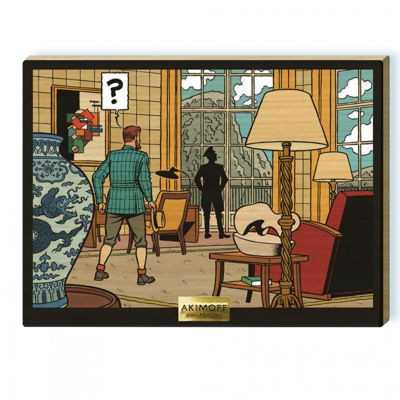 Tableau de collection Akimoff Blake et Mortimer, Un décor somptueux ...