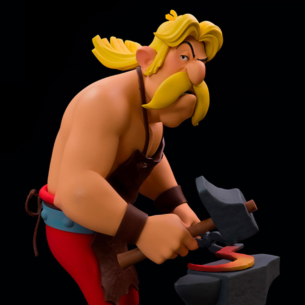 Figurine Fariboles Astérix - Cétautomatix le forgeron: Figurines BD par ...