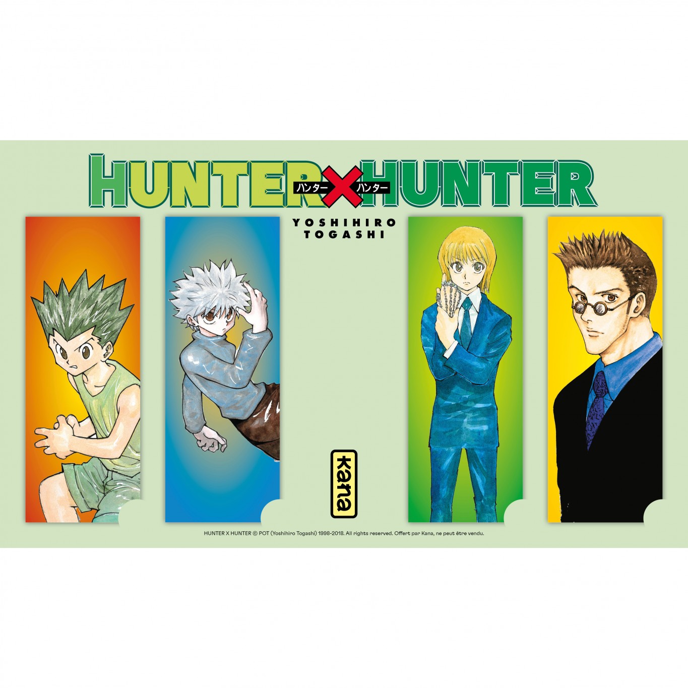 Set de marque-pages Hunter x Hunter: Promotionnel Manga chez Kana