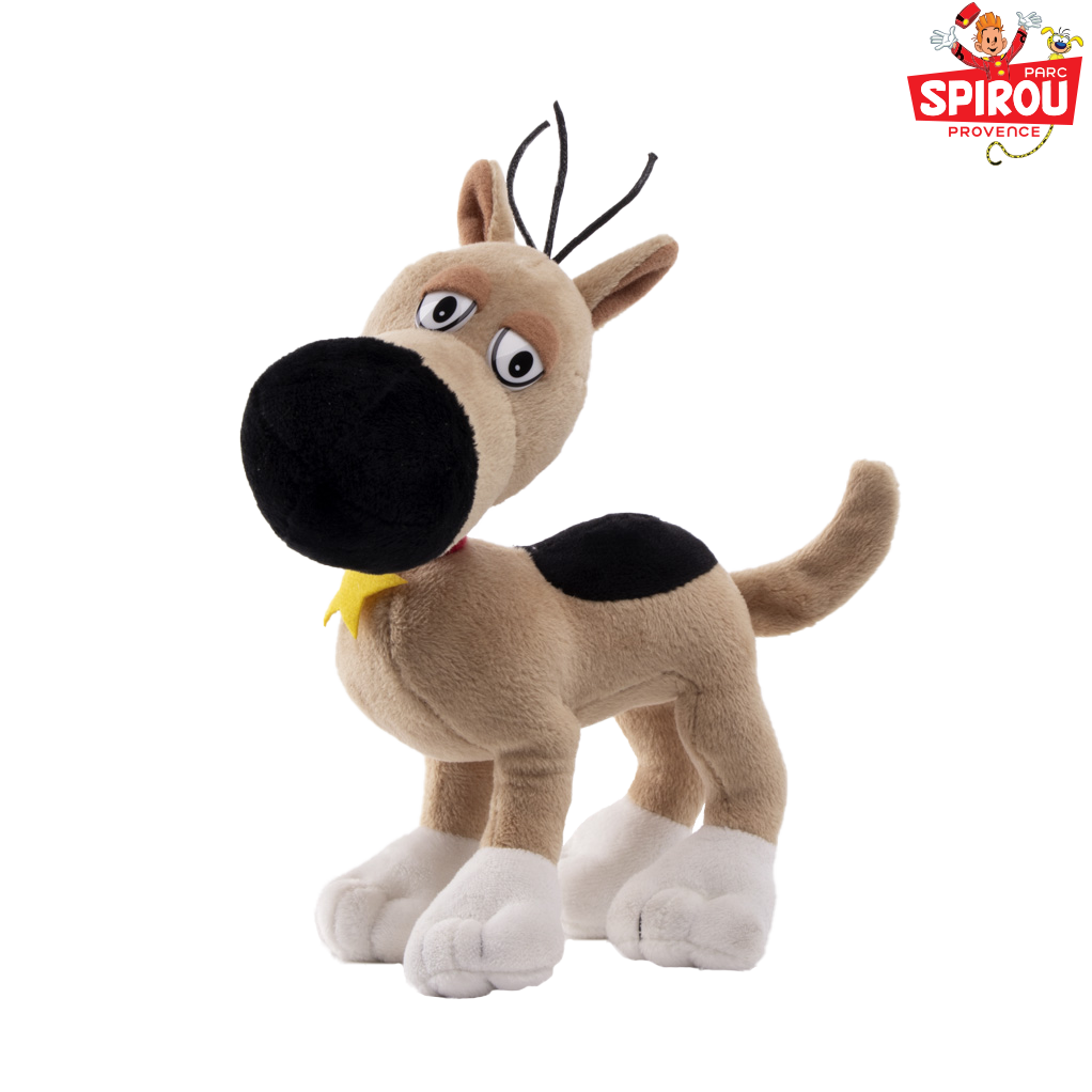 Peluche Rantanplan: Objets déco BD chez Parc Spirou