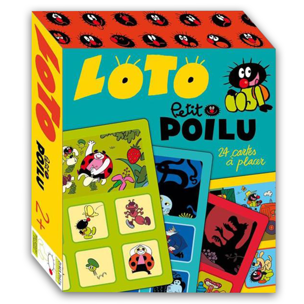 Jeu loto - Petit Poilu: Jeux de société BD par Céline Fraipont, Bailly chez Dupuis