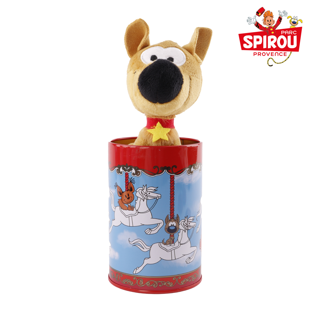 Parc Spirou - Peluche dans sa cannette Rantanplan: Peluches BD chez ...
