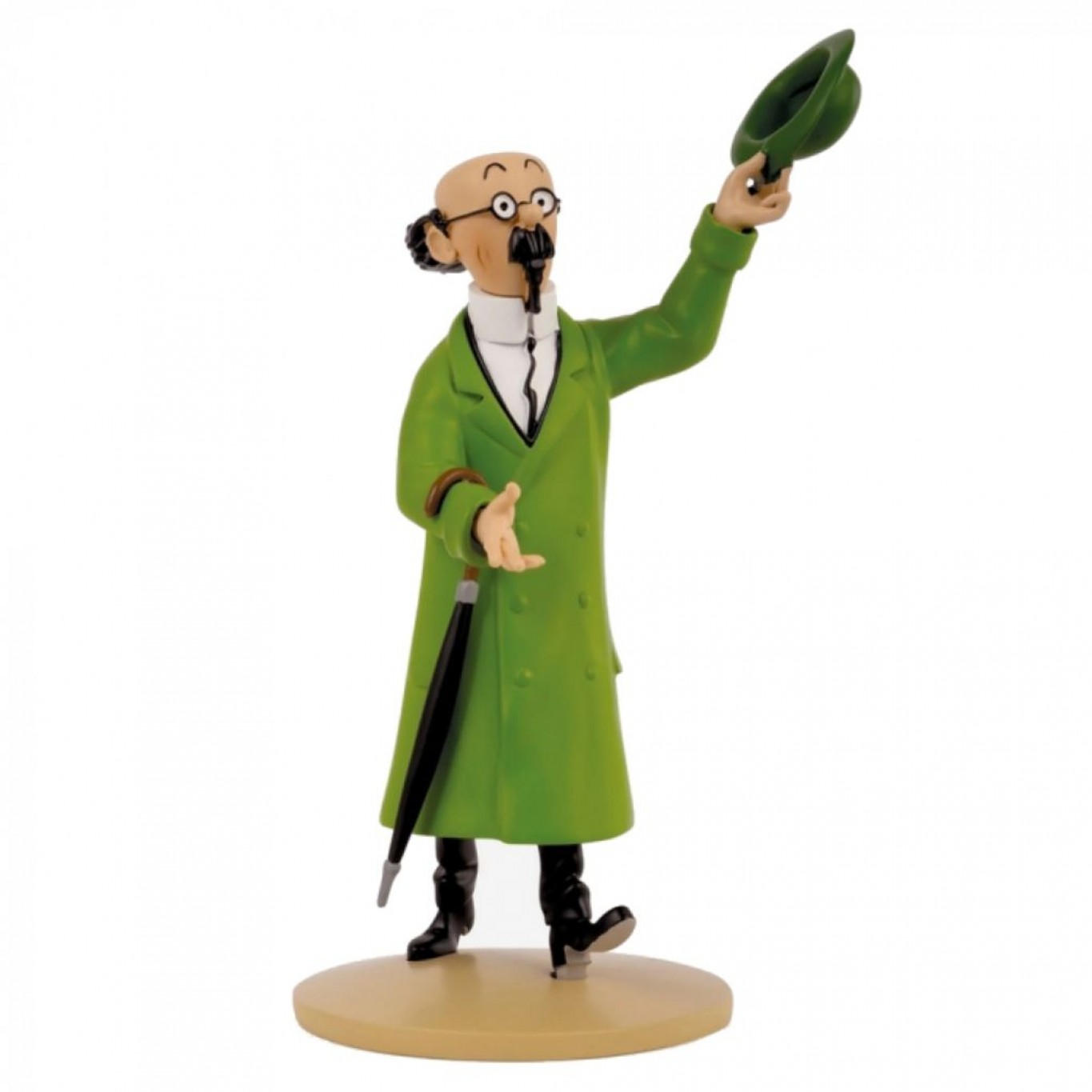 Figurine Tintin - Tournesol salue avec son chapeau: Figurines BD par ...