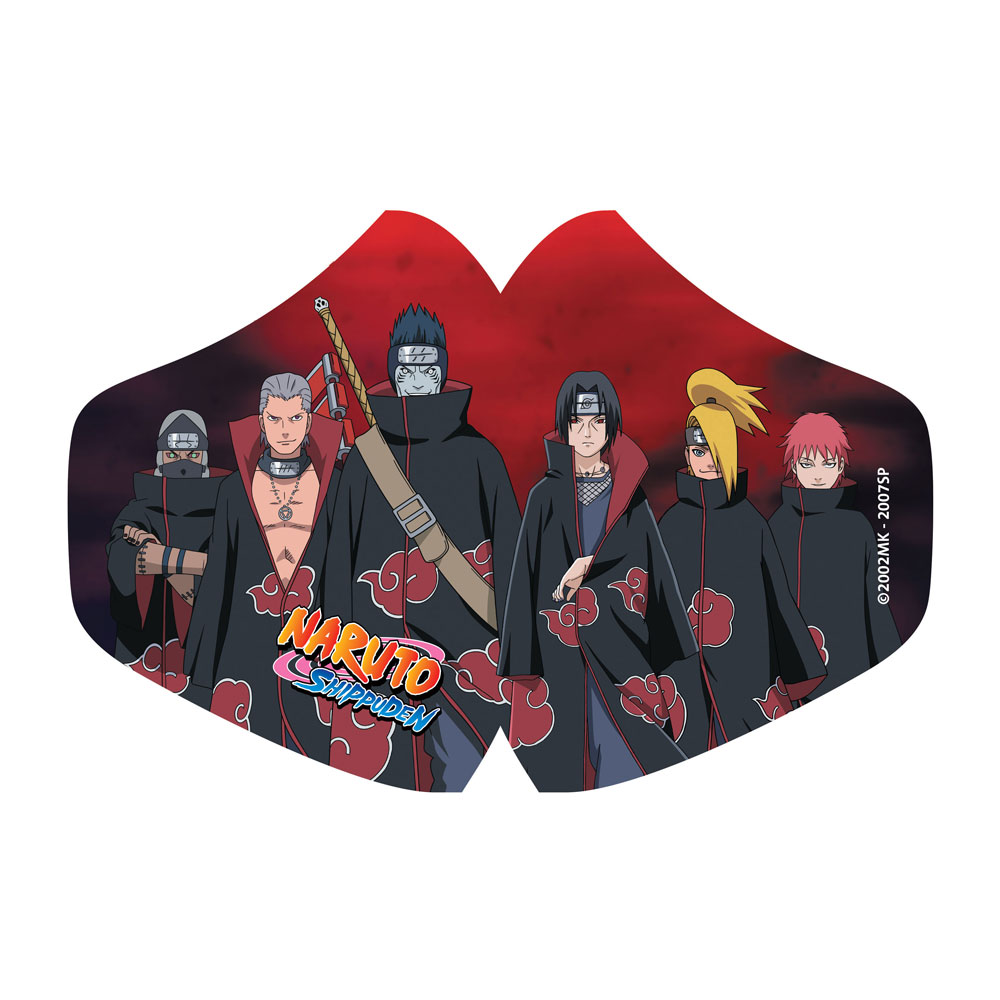 Masque réutilisable: Akatsuki: Textile Manga par Masashi Kishimoto chez ...
