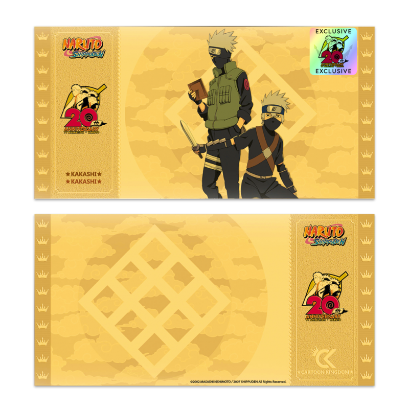 Ticket d'or Naruto Shippuden édition 20 ans - Sakura: Monnaie et billets Manga chez Cartoon ...