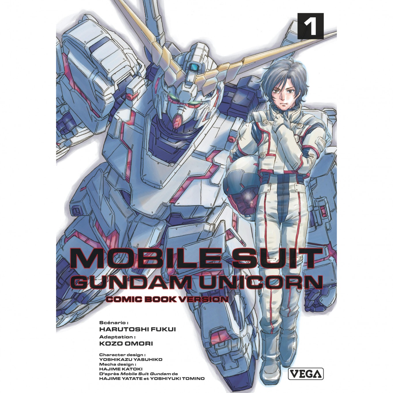 Mobile Suit Gundam Unicorn T1: Livres Manga par Harutoshi Fukui, Ohmori ...