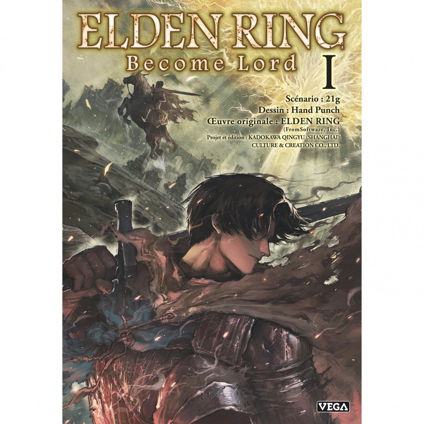 Elden ring become lord T1: Livres Manga par 21GR, Hand Punch chez VEGA ...