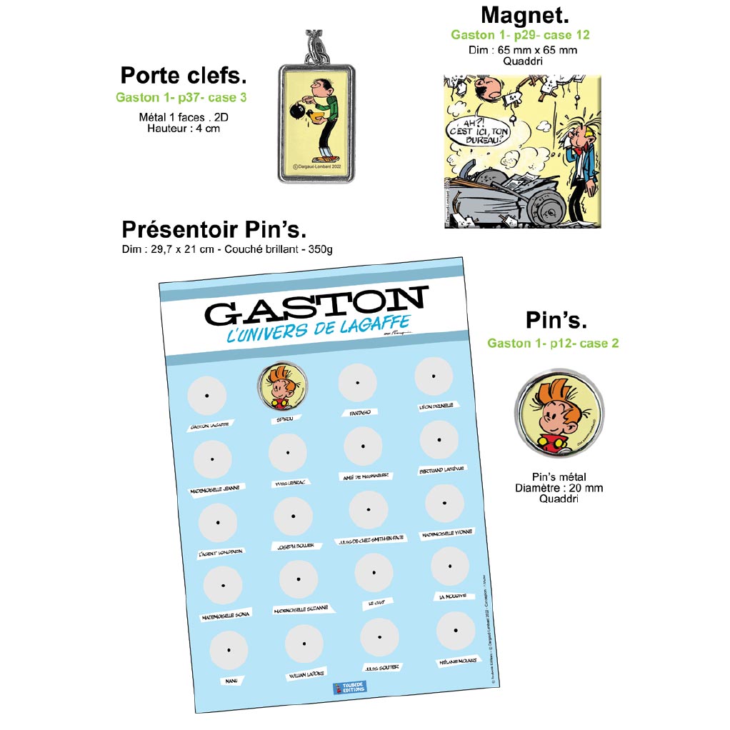 Gaston box N°1 - Version luxe - Toubédé: Portfolios et coffrets BD par ...