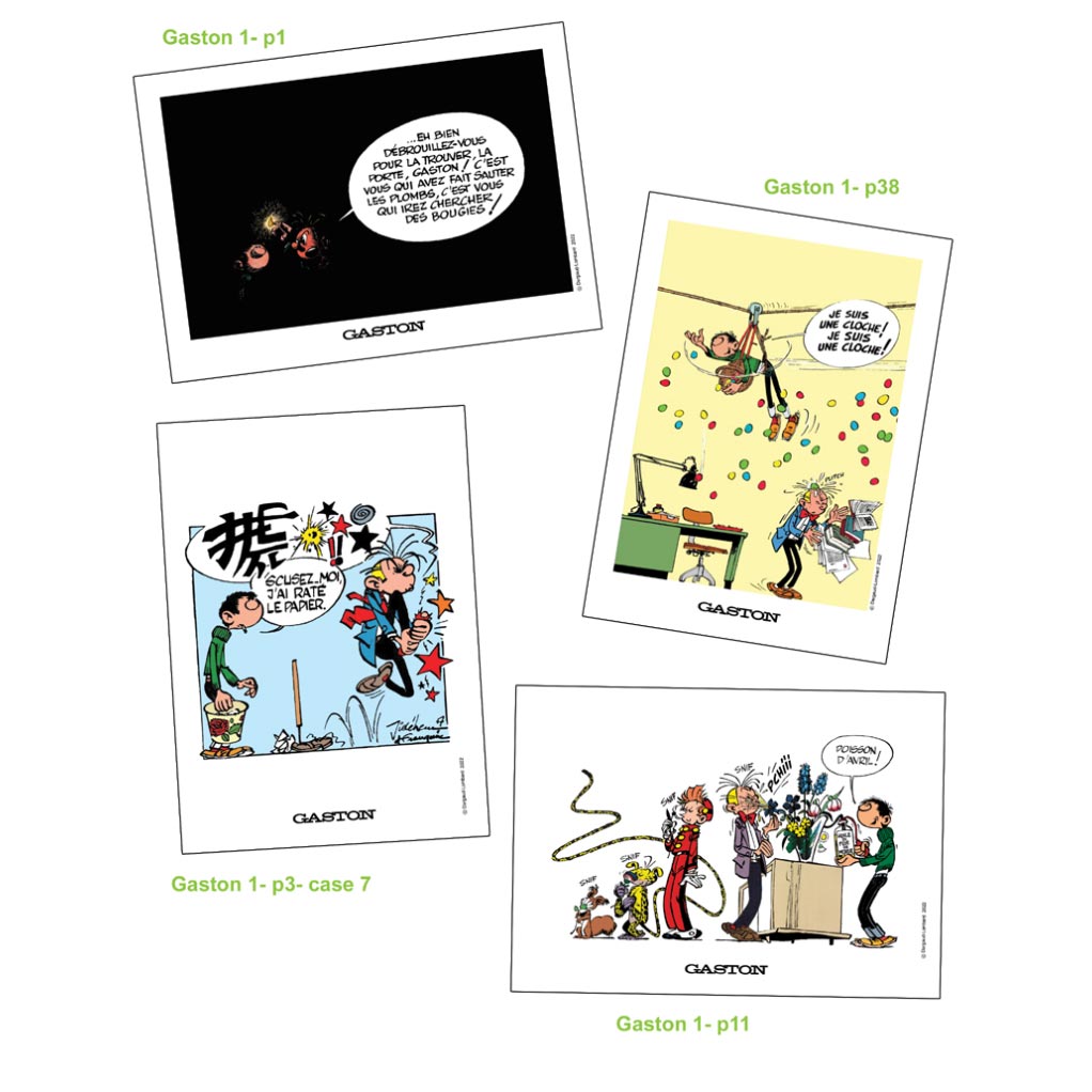 Gaston box N°1 - Version luxe - Toubédé: Portfolios et coffrets BD par ...