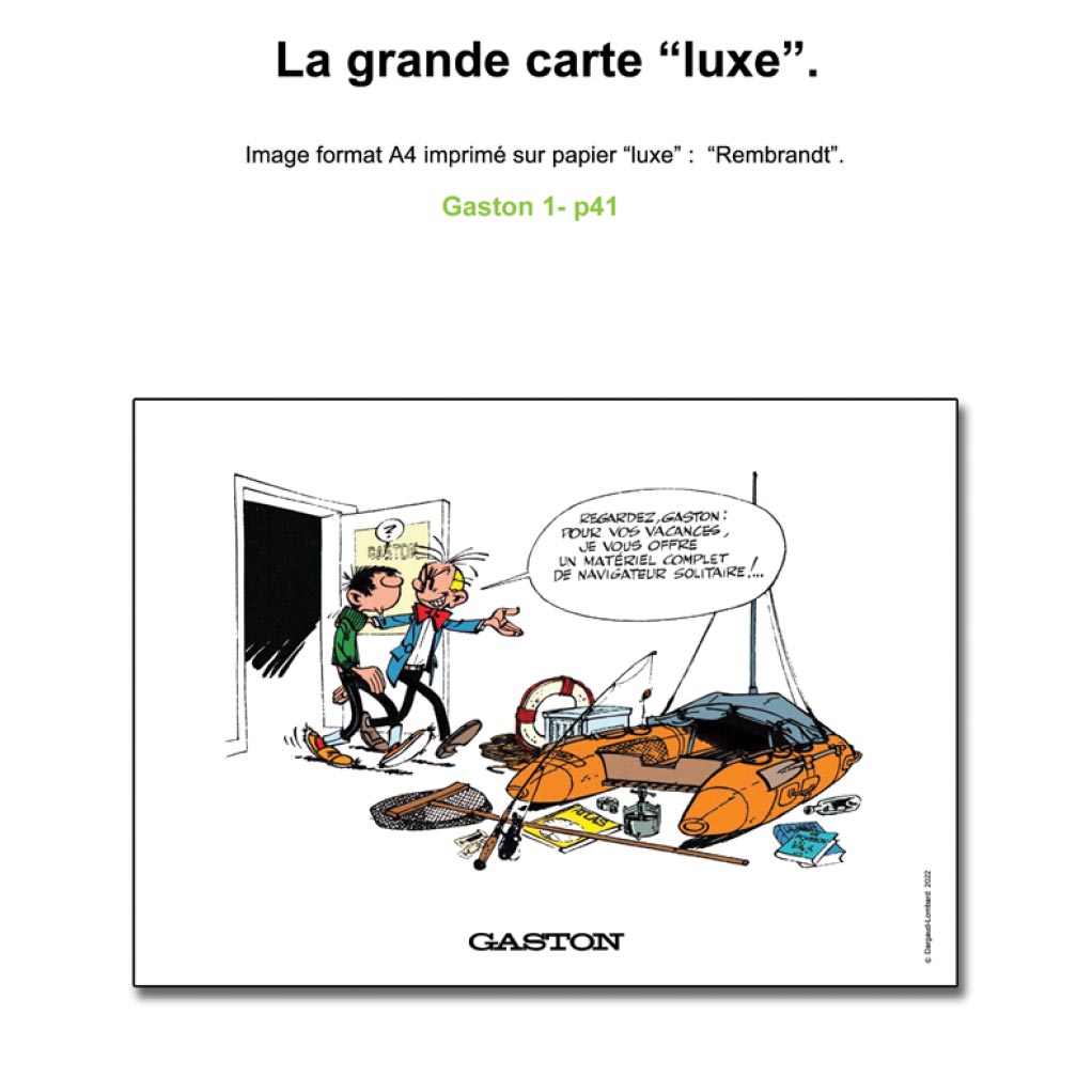 Gaston box N°1 - Version luxe - Toubédé: Portfolios et coffrets BD par ...